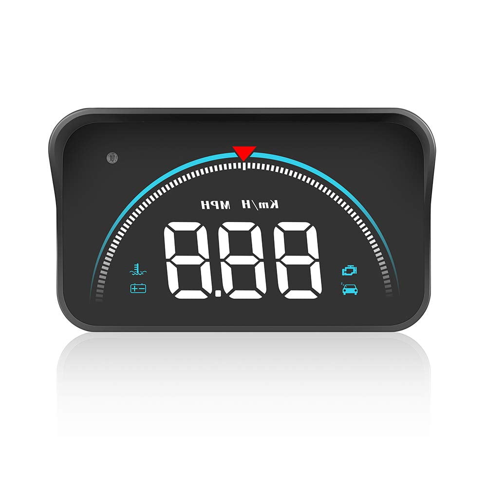 Windshield Head Up Display for Cars, OBD2 Digital Speedometer HUD ...
