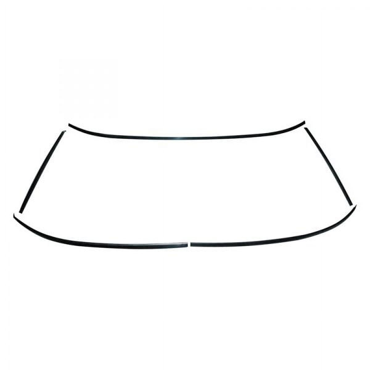Kai Windshield Molding Set, Chevy Camaro 1967-1969, Aluminum Polished ...
