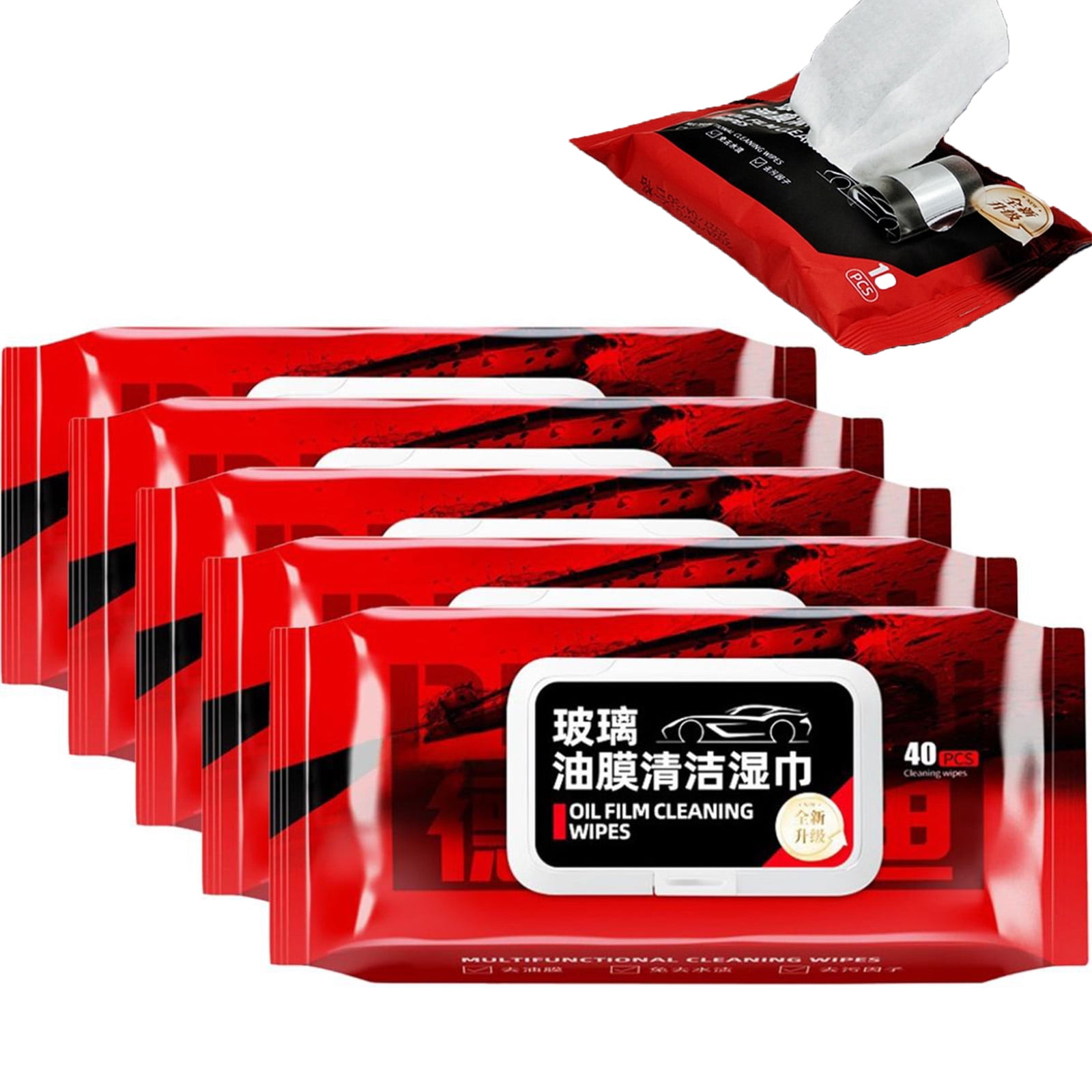 Windshield Oil Film Remover,Glass Cleaning Cloth,40pcs/Set Car Glass ...