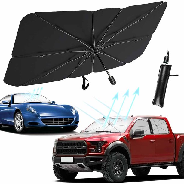 Windshield Parasol Car Foldable, UV Ray Reflector Auto Front Window Sun ...