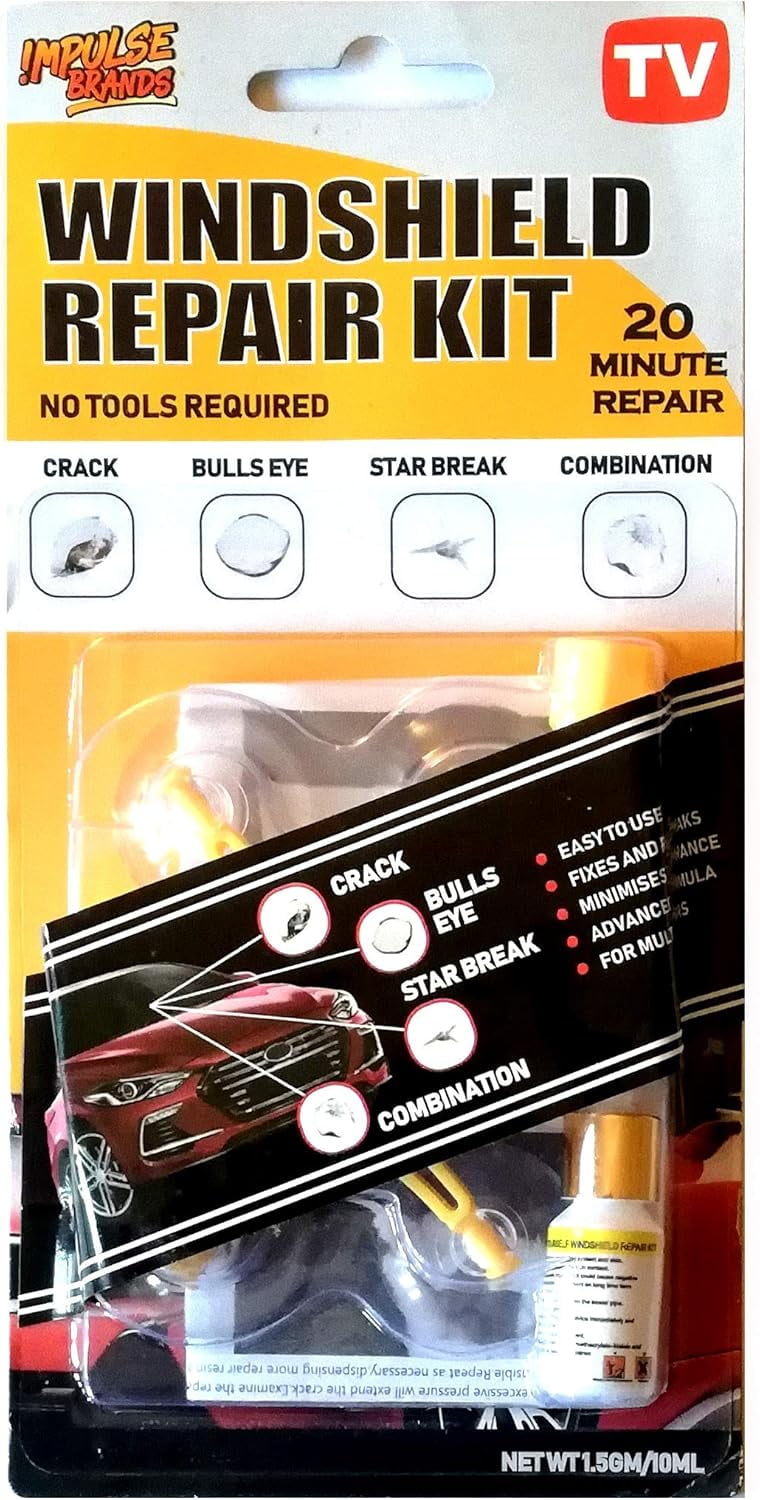 Windshield Repair Kit - 20 Minute Repair - Walmart.com