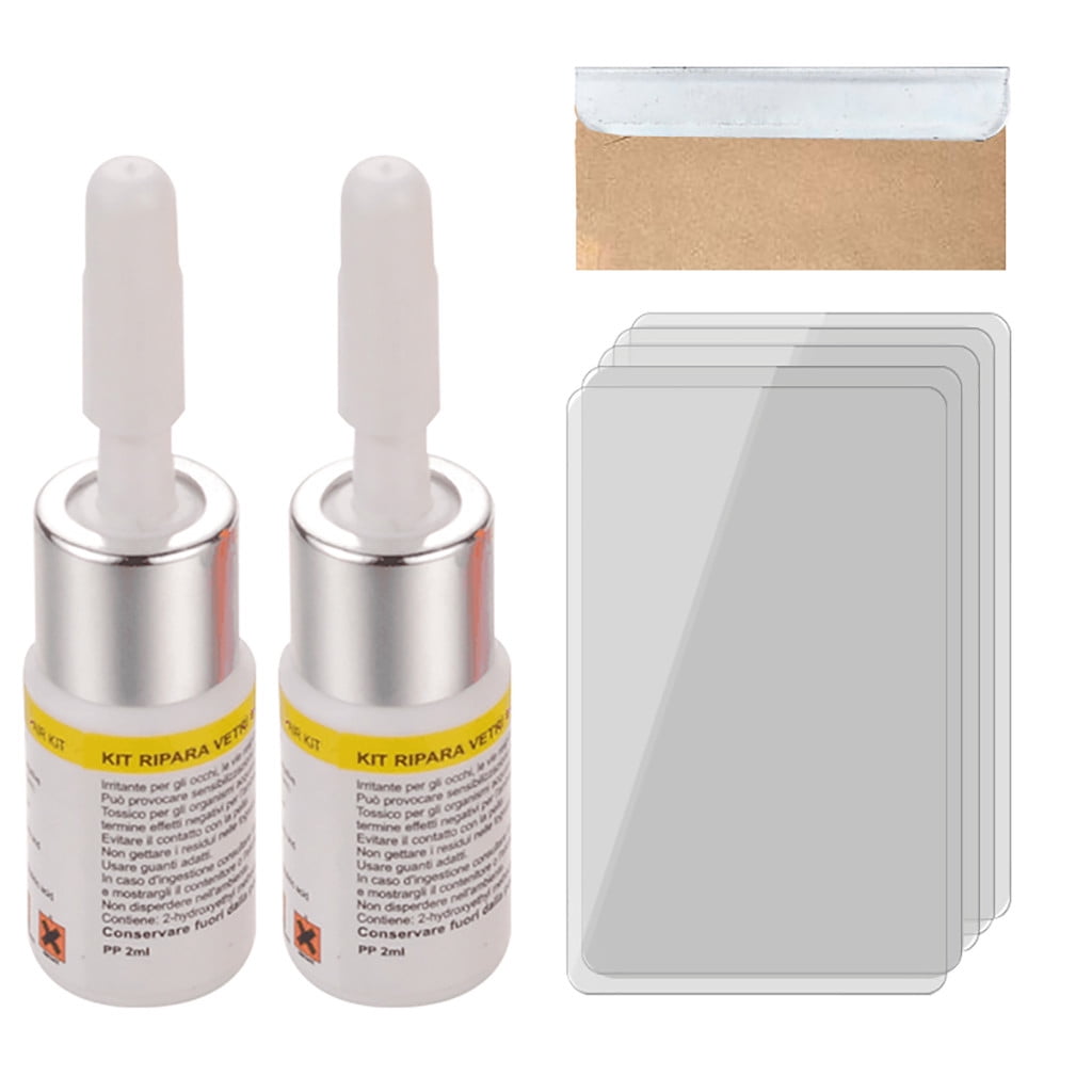 Windshield Repair Kit - DIY Car Window Glass Crack Chip Resin Fix Tool ...