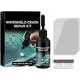 Windshield Repair Liquid, Glass Crack Mending Solution for Auto Glass ...