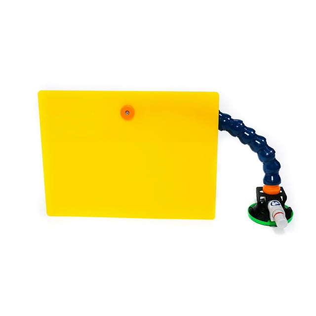 Windshield Repair Sun Shade with flexible Arm and 3 inch Pump Suction ...
