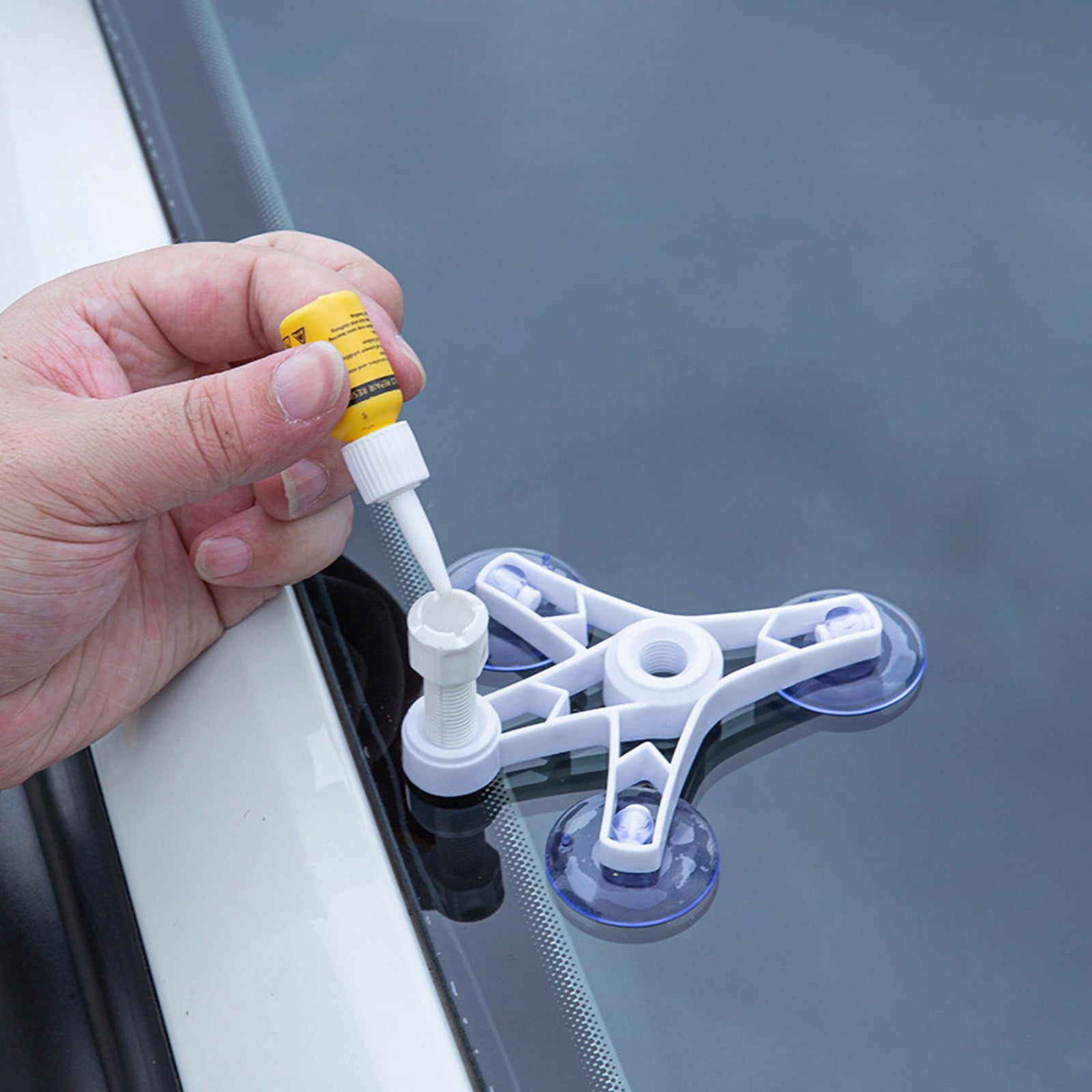 Windshield Repair Tool Kit 3ml Amino Acrylate Fluid | Car Windshield ...