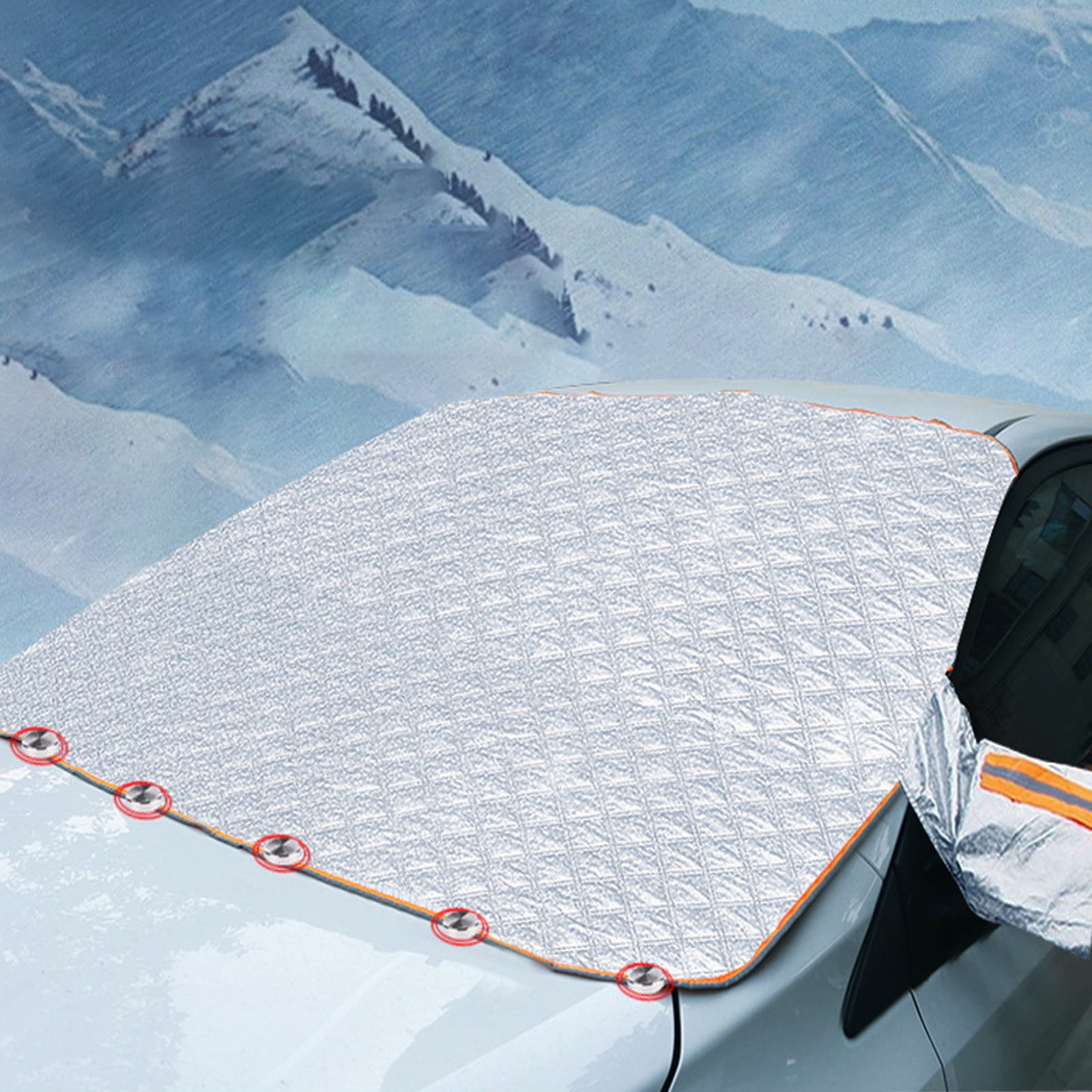Windshield Snow Cover, Windshield Cover for Ice and Snow with Magnetic ...