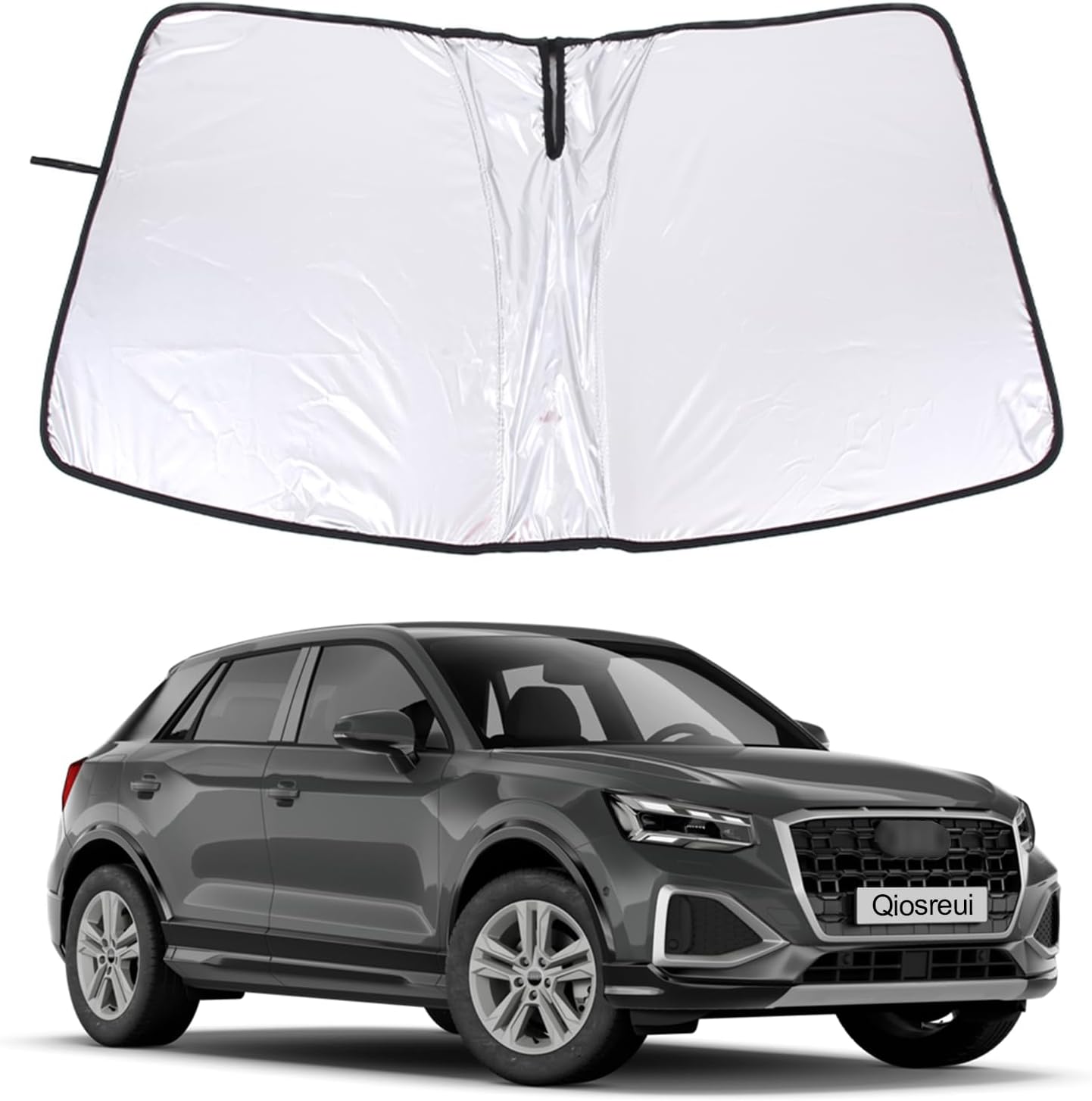 Windshield Sun Shade for Audi Q2 2016-2024, Front Window Sunshade, Sun ...