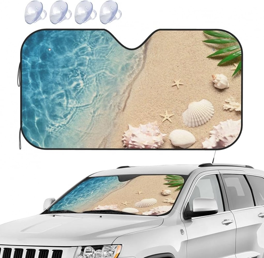 Windshield Sun Shade Butterfly Magic Flower Car Front Window Sunshade ...