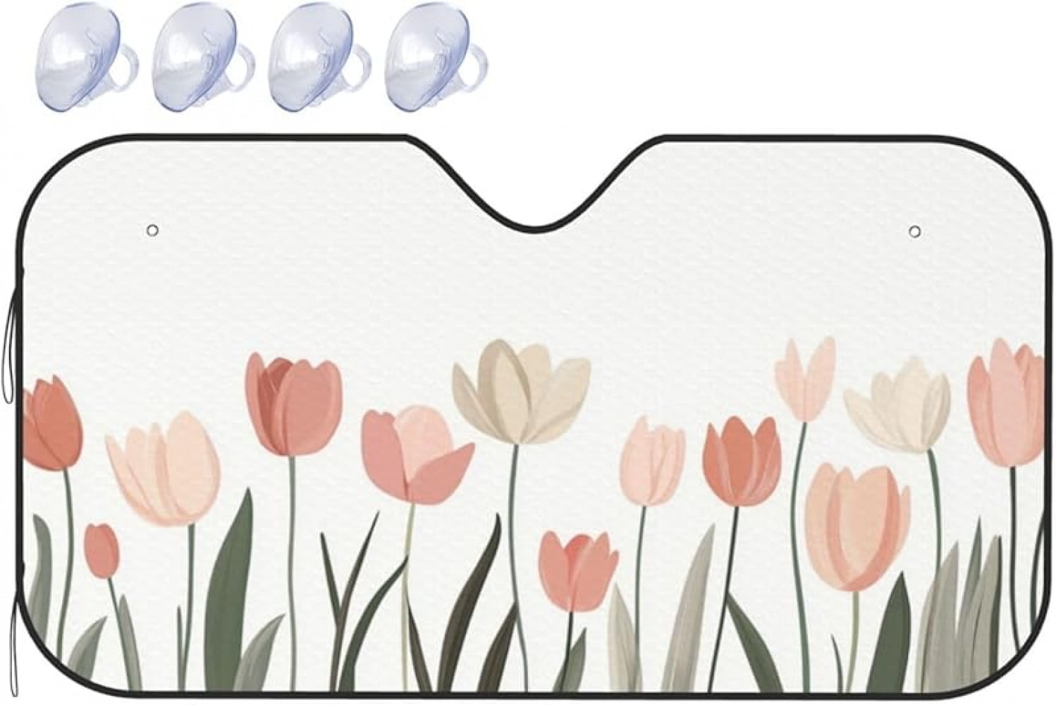 Windshield Sun Shade Butterfly Magic Flower Car Front Window Sunshade ...