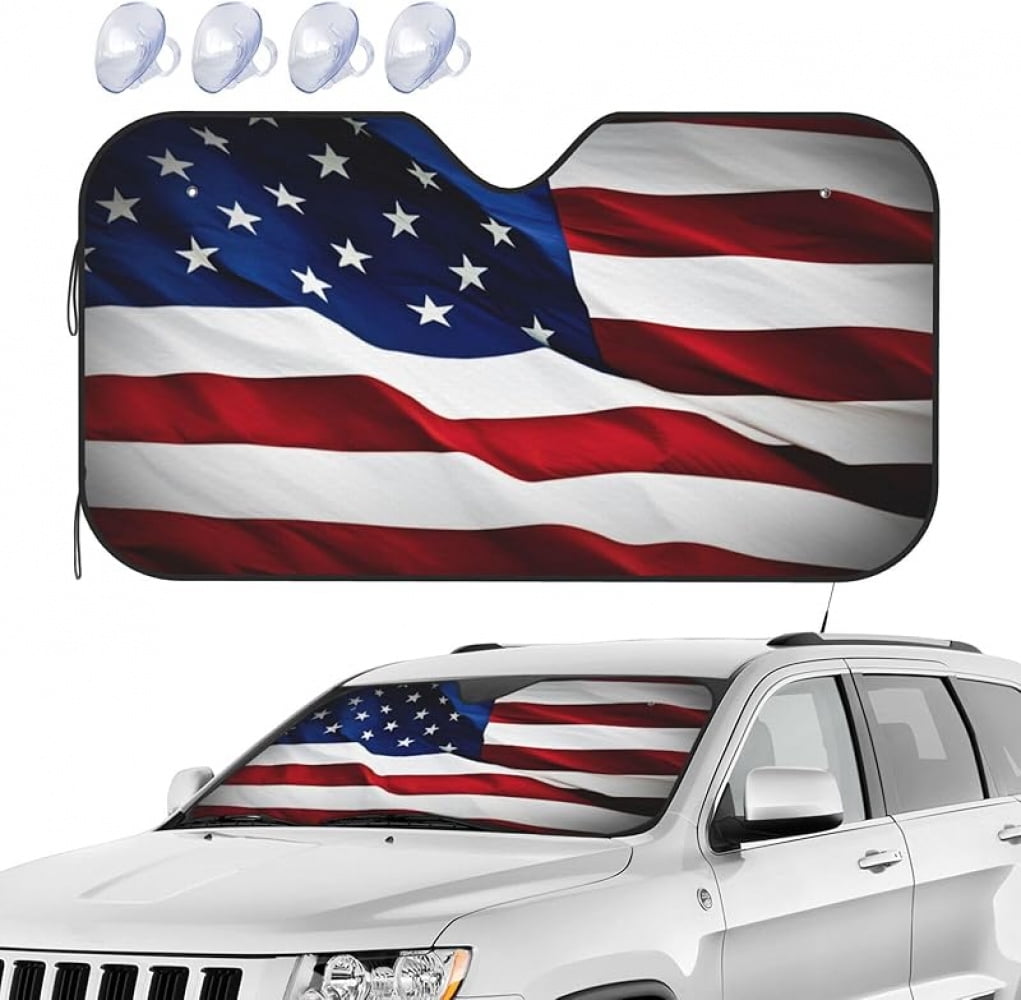 Windshield Sun Shade Butterfly Magic Flower Car Front Window Sunshade ...