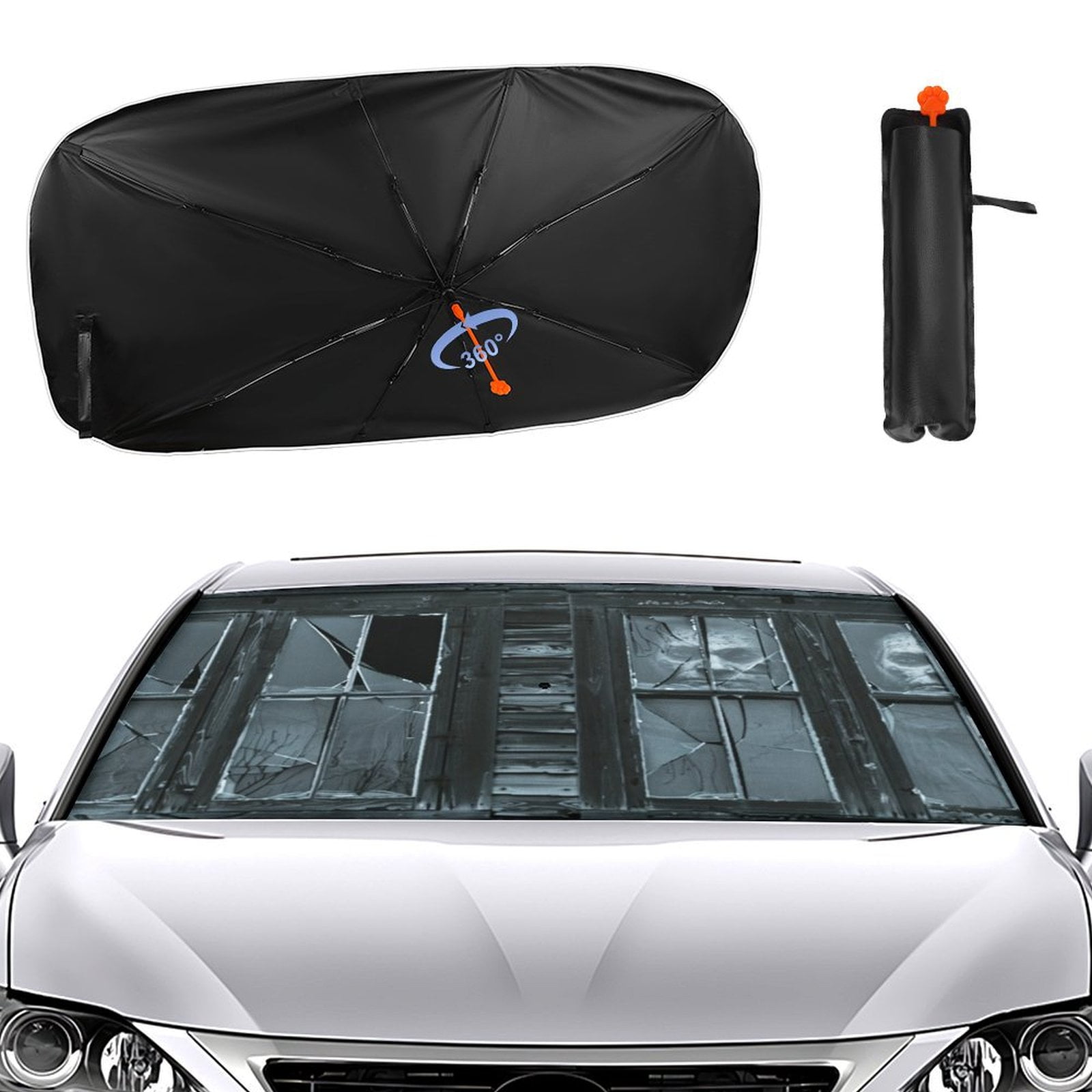 Windshield Sun Shade - Car Sun Shade Windshield, Reflector Sunshade ...
