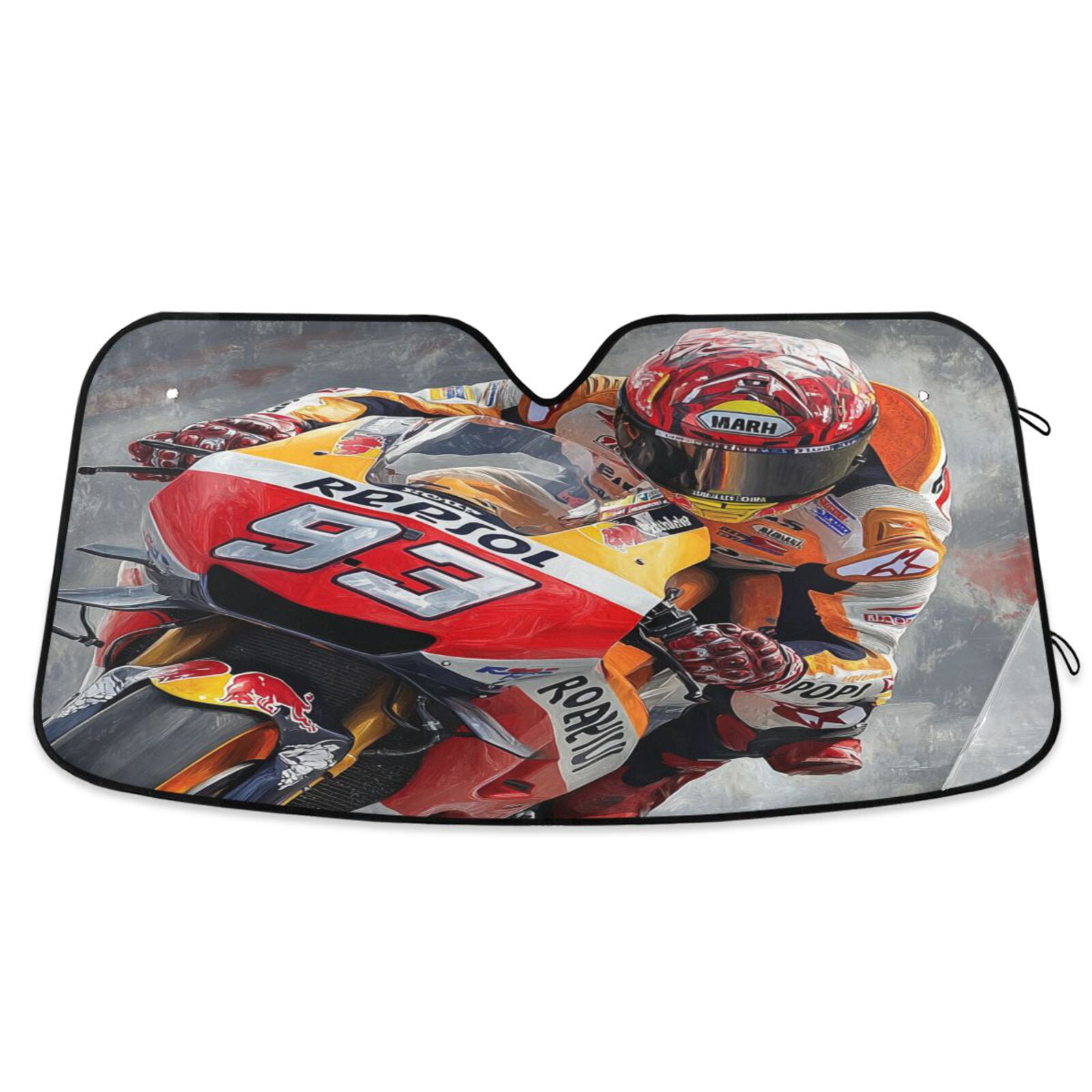 Windshield Sun Shade for Cars, 55"x27.6" Foldable Car Sun Shade with ...