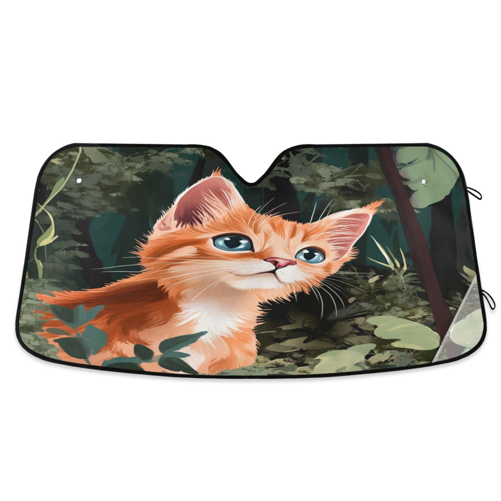 Windshield Sun Shade for Cars, 55"x27.6" Foldable Car Sun Shade with ...