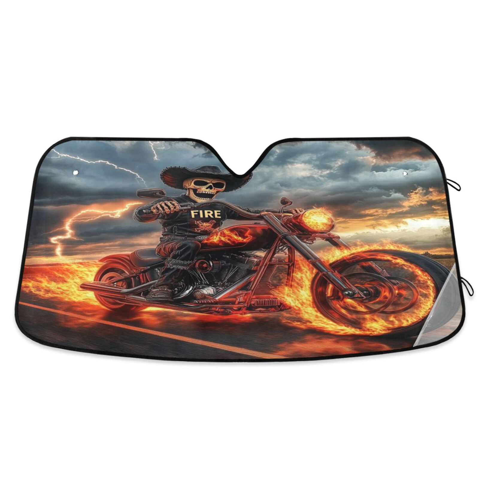 Windshield Sun Shade for Cars, 55"x27.6" Foldable Car Sun Shade with ...