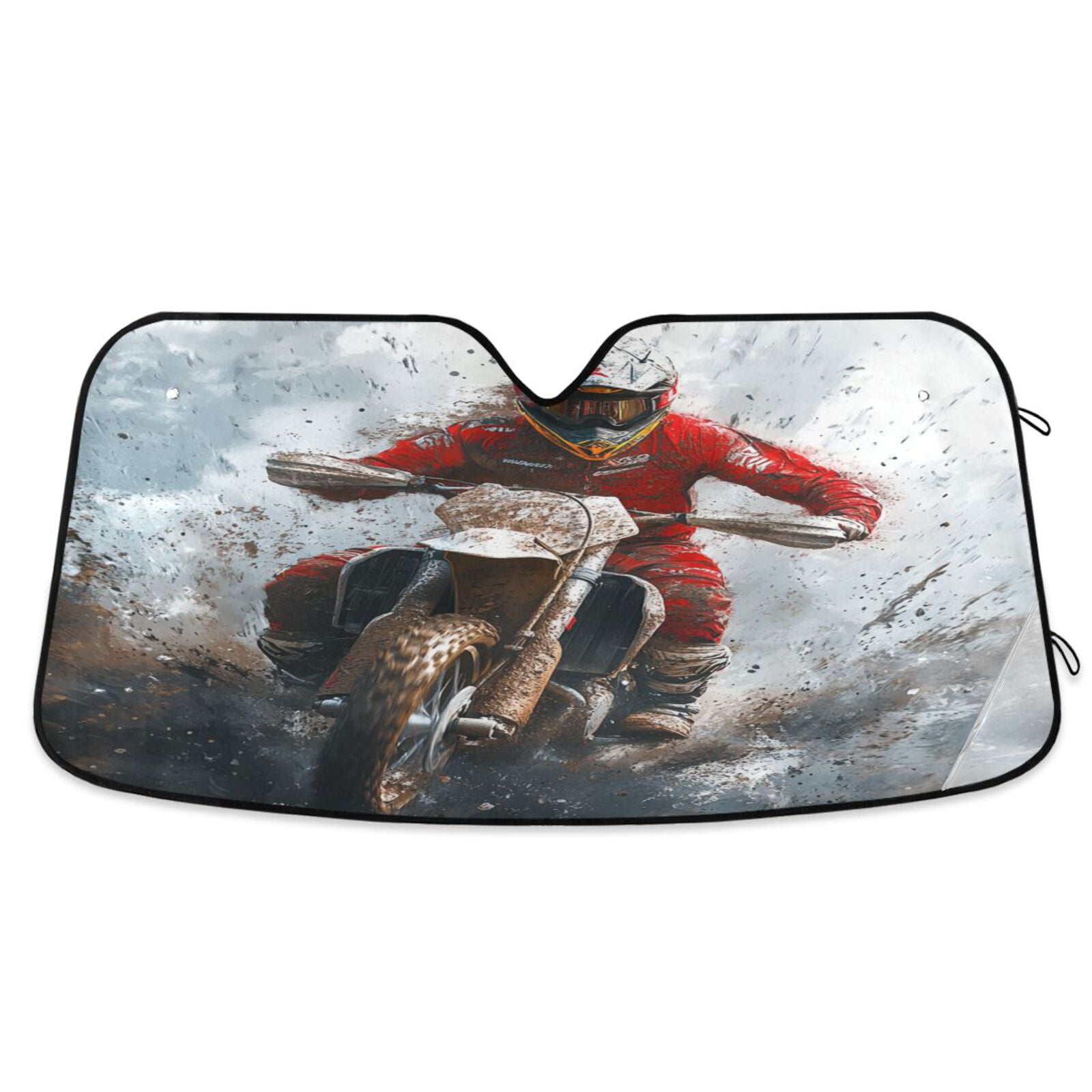 Windshield Sun Shade for Cars, 55"x27.6" Foldable Car Sun Shade with ...