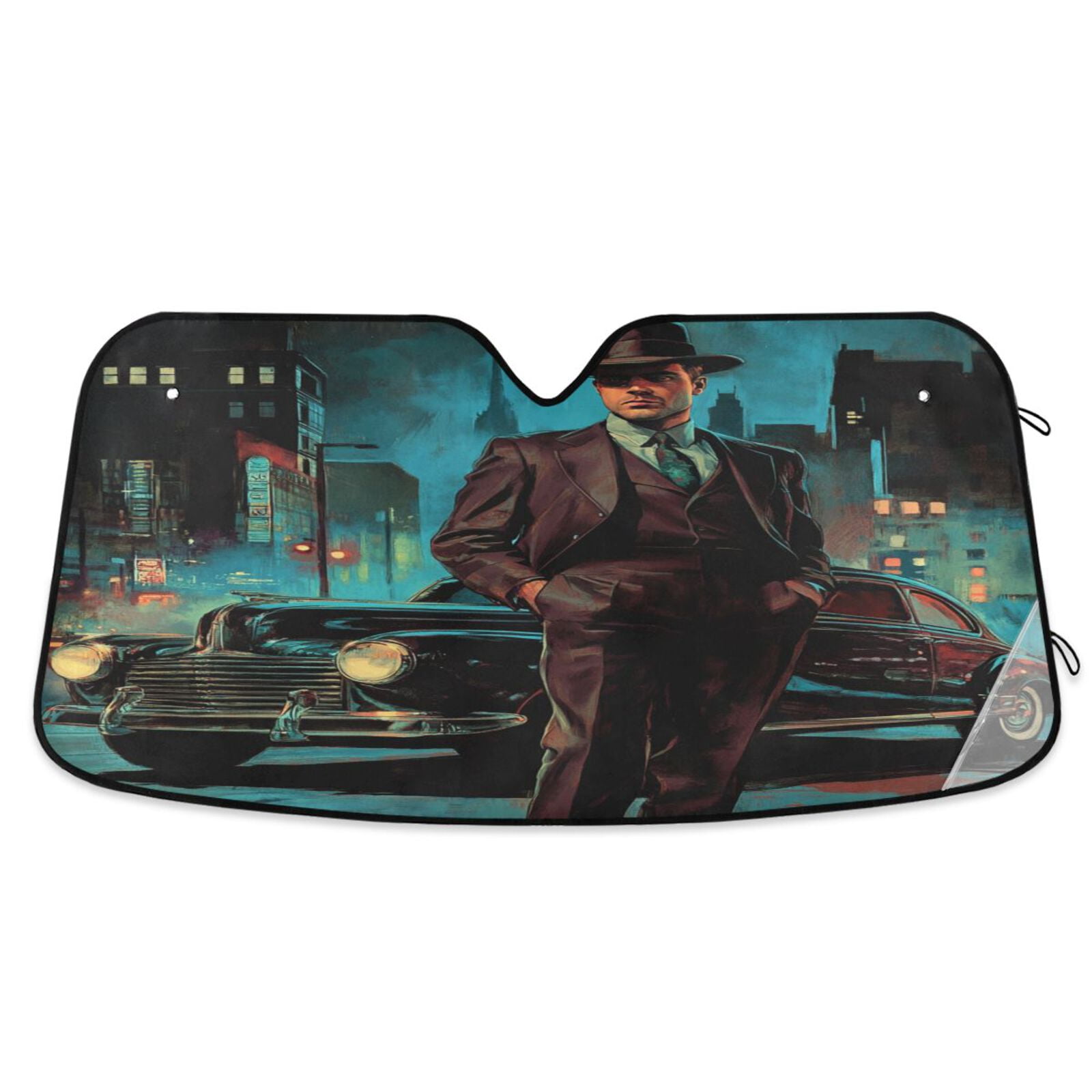 Windshield Sun Shade for Cars, 55"x27.6" Foldable Car Sun Shade with ...