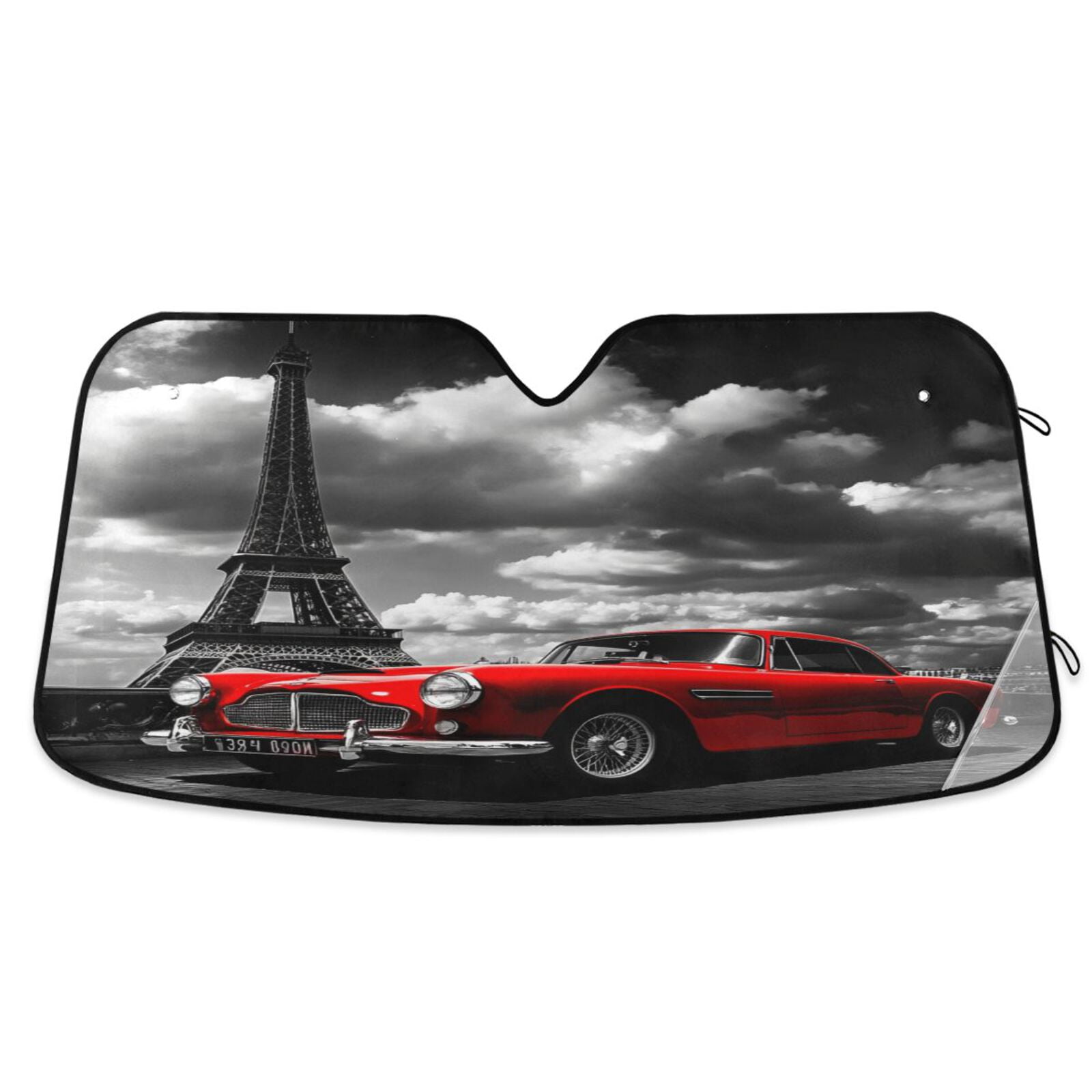 Windshield Sun Shade for Cars, 55"x27.6" Foldable Car Sun Shade with ...