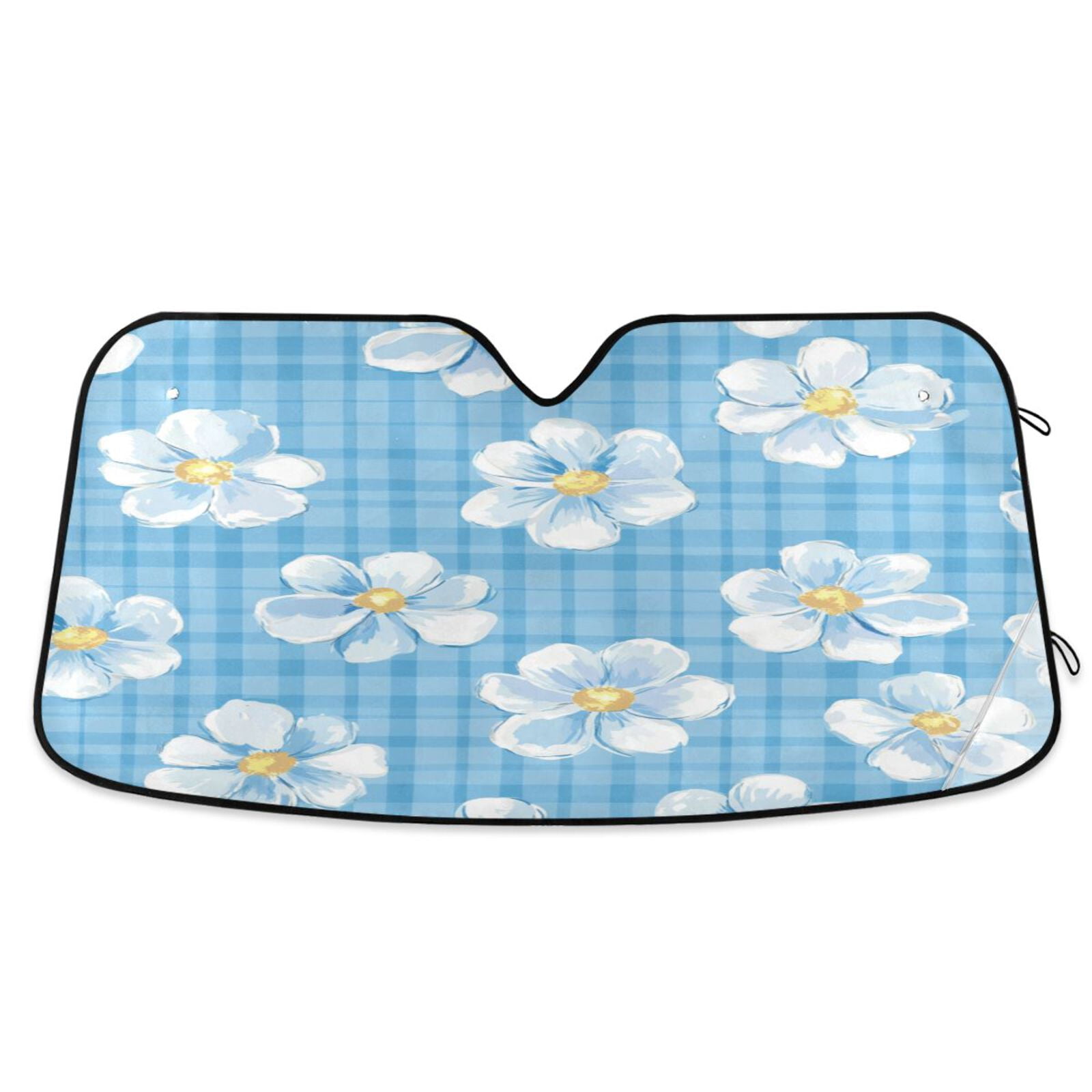 Windshield Sun Shade for Cars, 55"x27.6" Foldable Car Sun Shade with ...