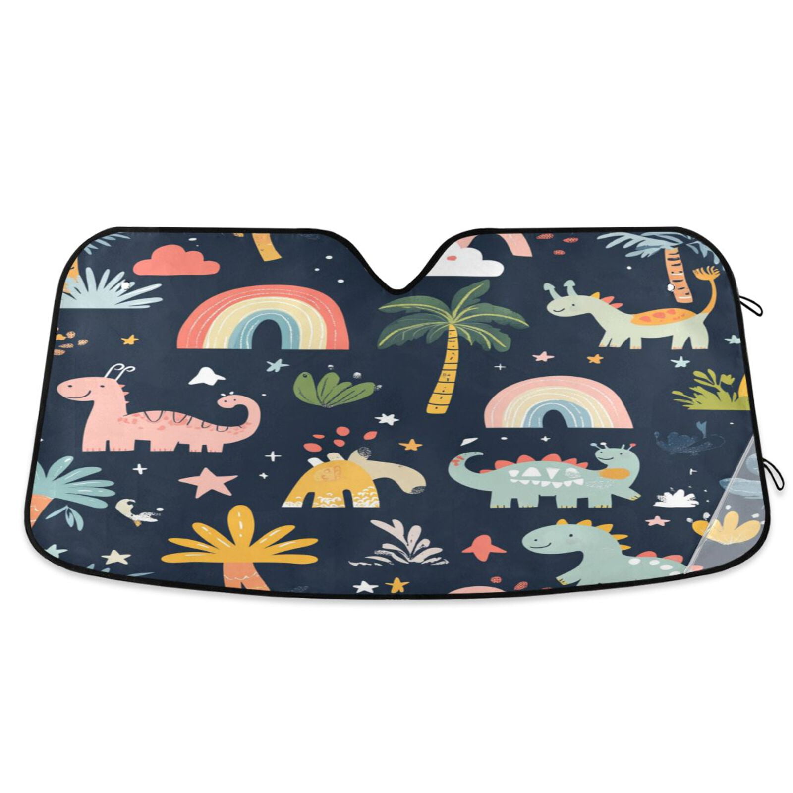 Windshield Sun Shade for Cars, 55"x27.6" Foldable Car Sun Shade with ...