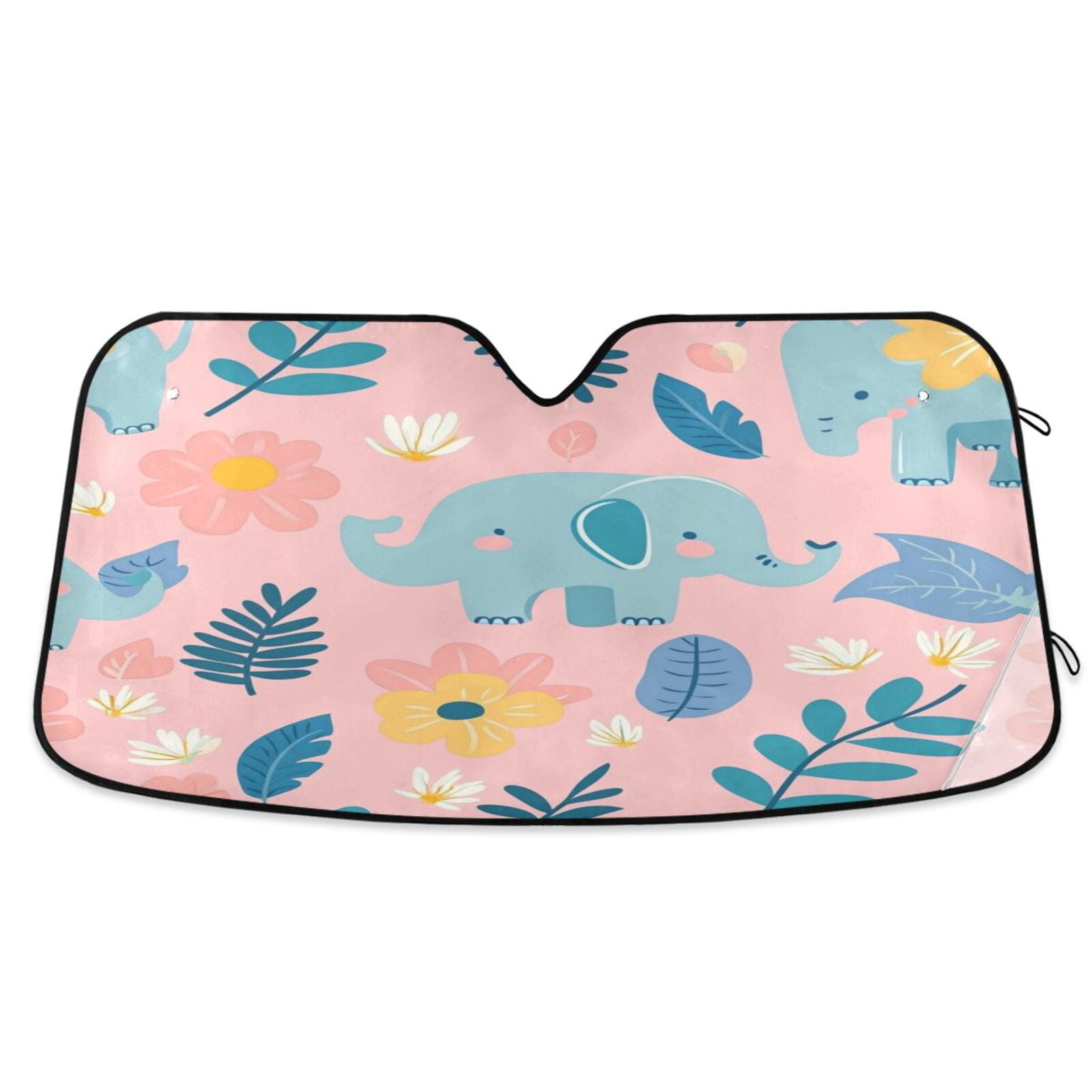 Windshield Sun Shade for Cars, 55"x27.6" Foldable Car Sun Shade with ...