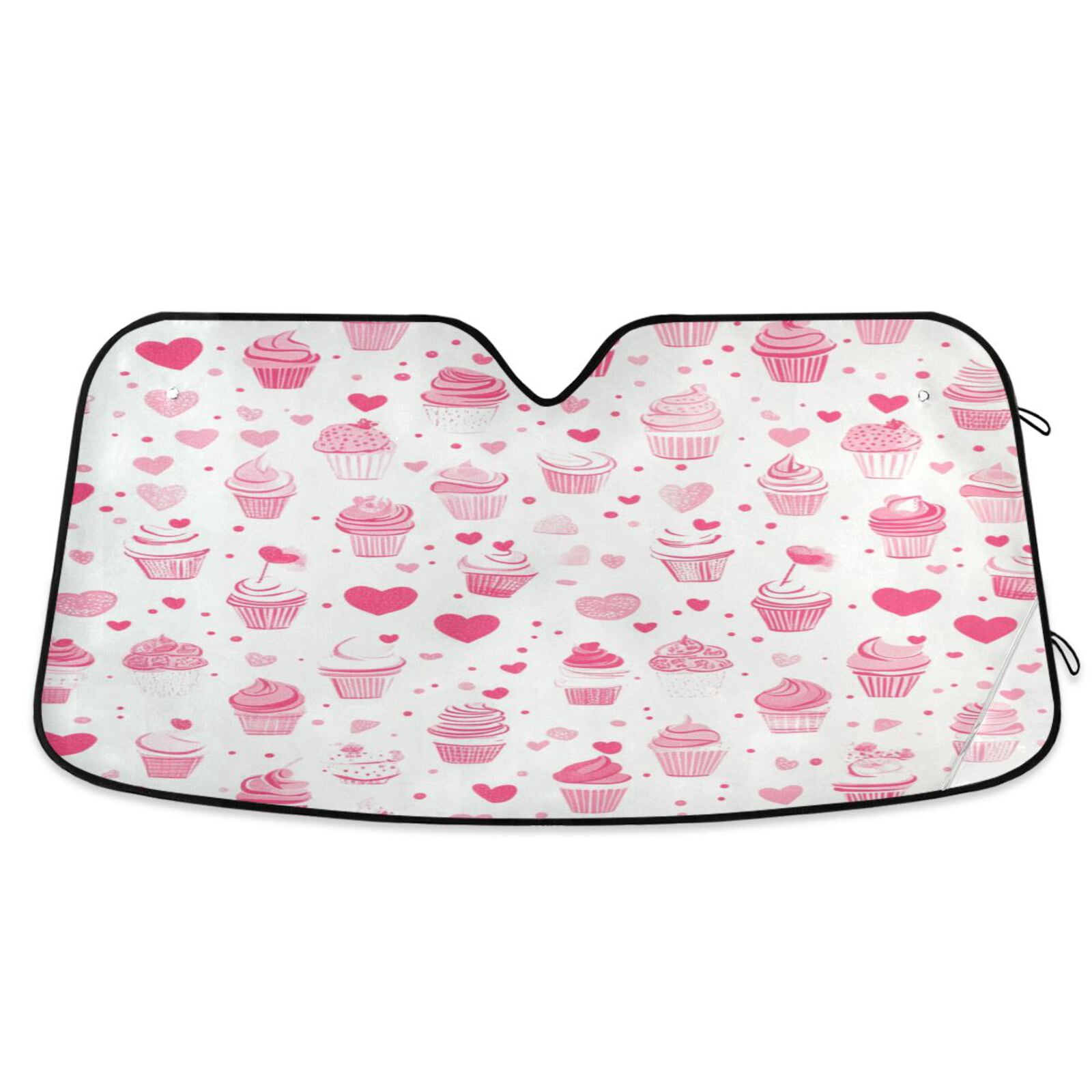 Windshield Sun Shade for Cars, 55"x27.6" Foldable Car Sun Shade with ...