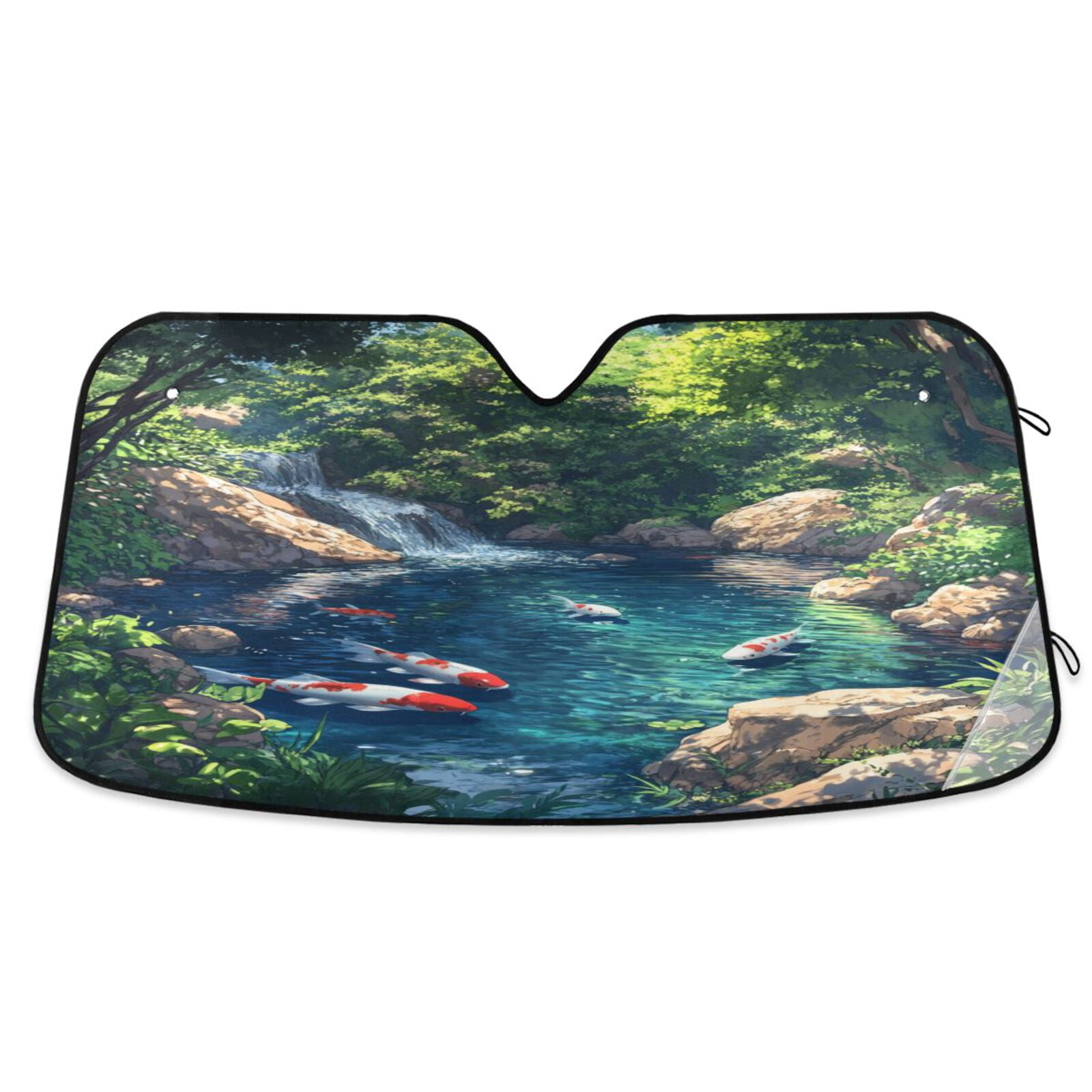 Windshield Sun Shade for Cars, 55"x27.6" Foldable Car Sun Shade with ...