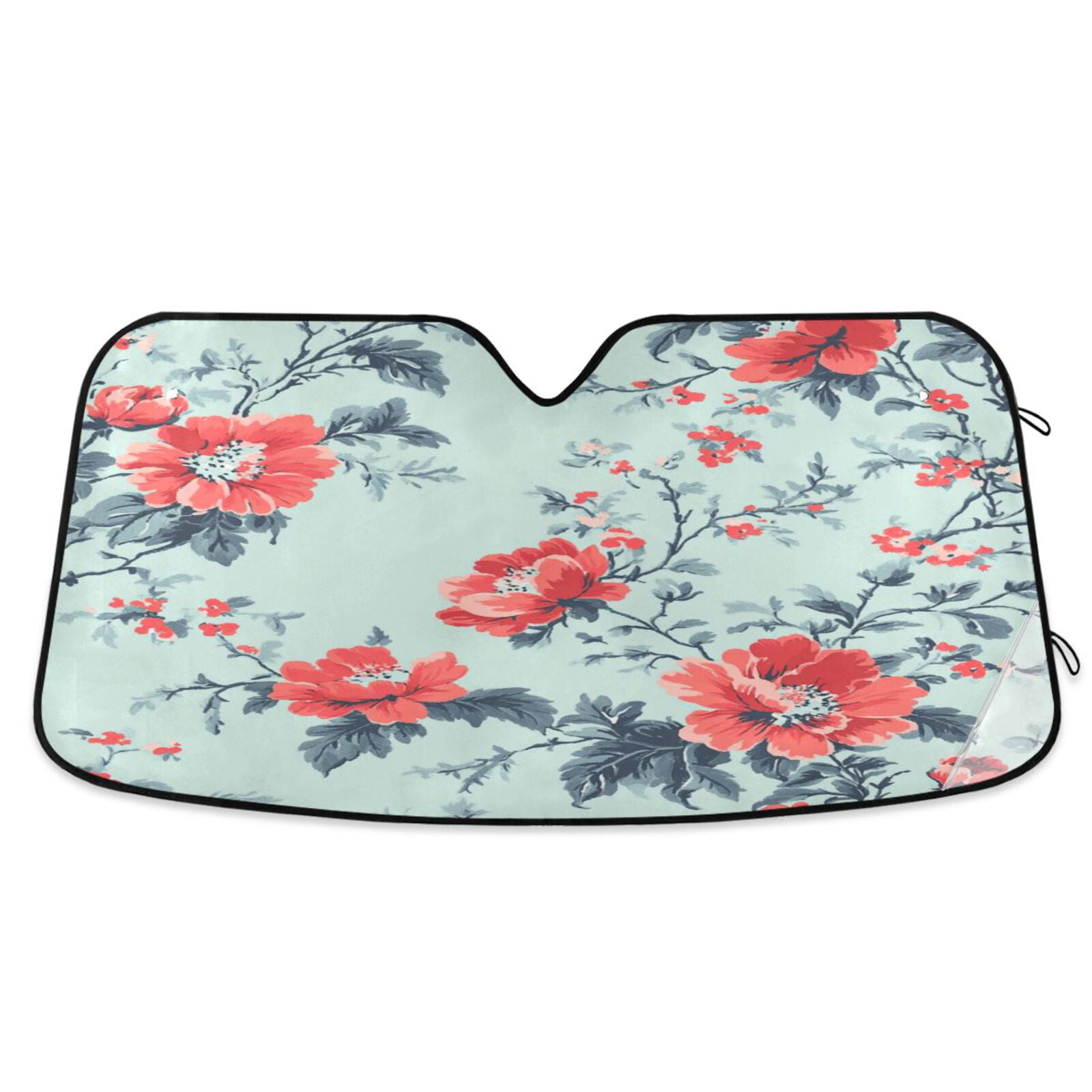 Windshield Sun Shade for Cars, 55"x27.6" Foldable Car Sun Shade with ...