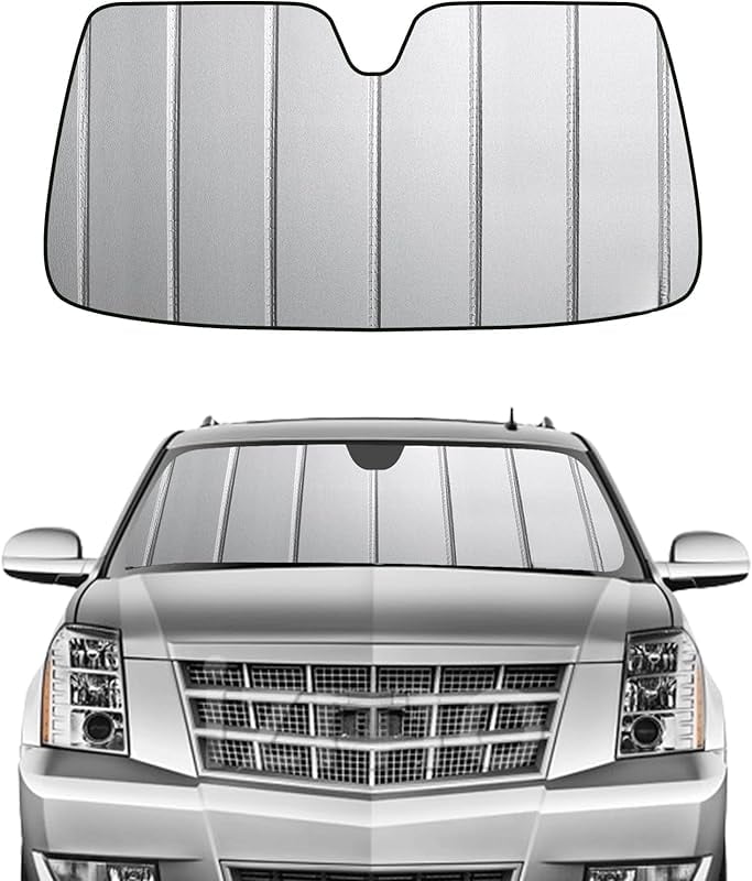 Windshield Sun Shade for Chevy Silverado/GMC Sierra 1500 2014-2018 ...
