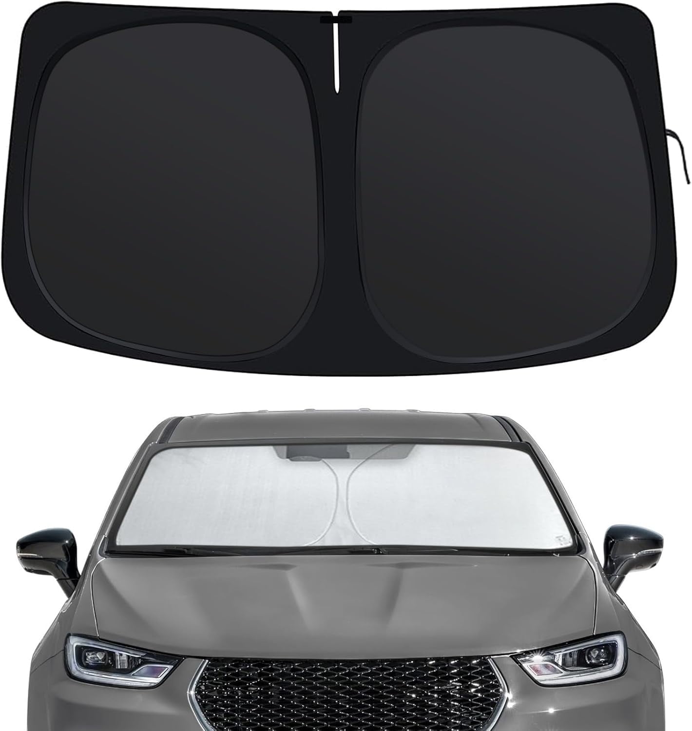 Windshield Sun Shade for Chrysler Pacifica 2017-2025, Front Window ...