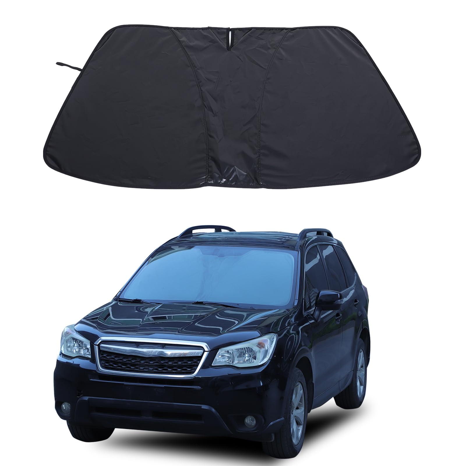 Windshield Sun Shade Compatible with Subaru Foldable Forester 2019-2024 ...