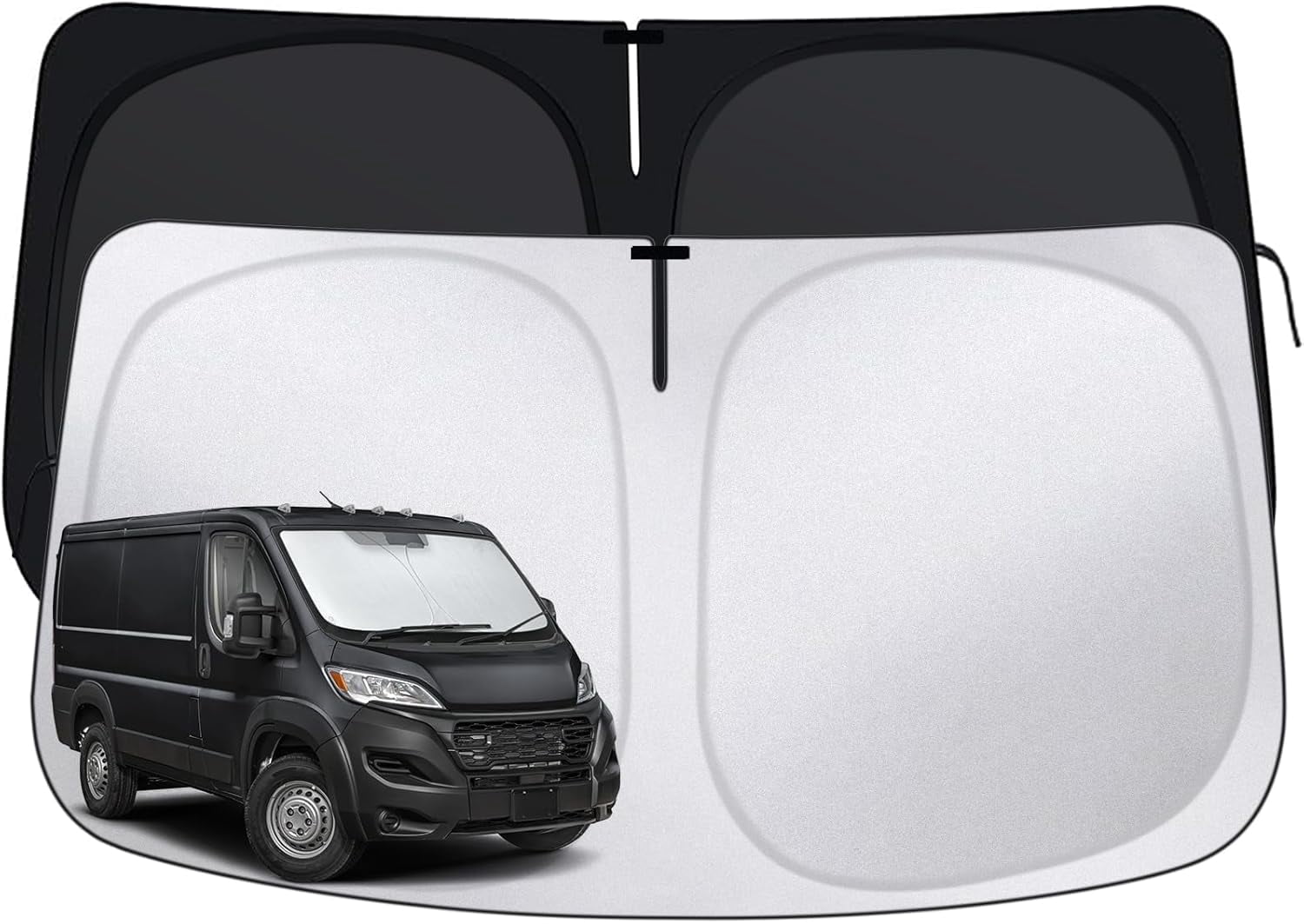 Windshield Sun Shade for Dodge Ram ProMaster 2014-2025, Front Window ...
