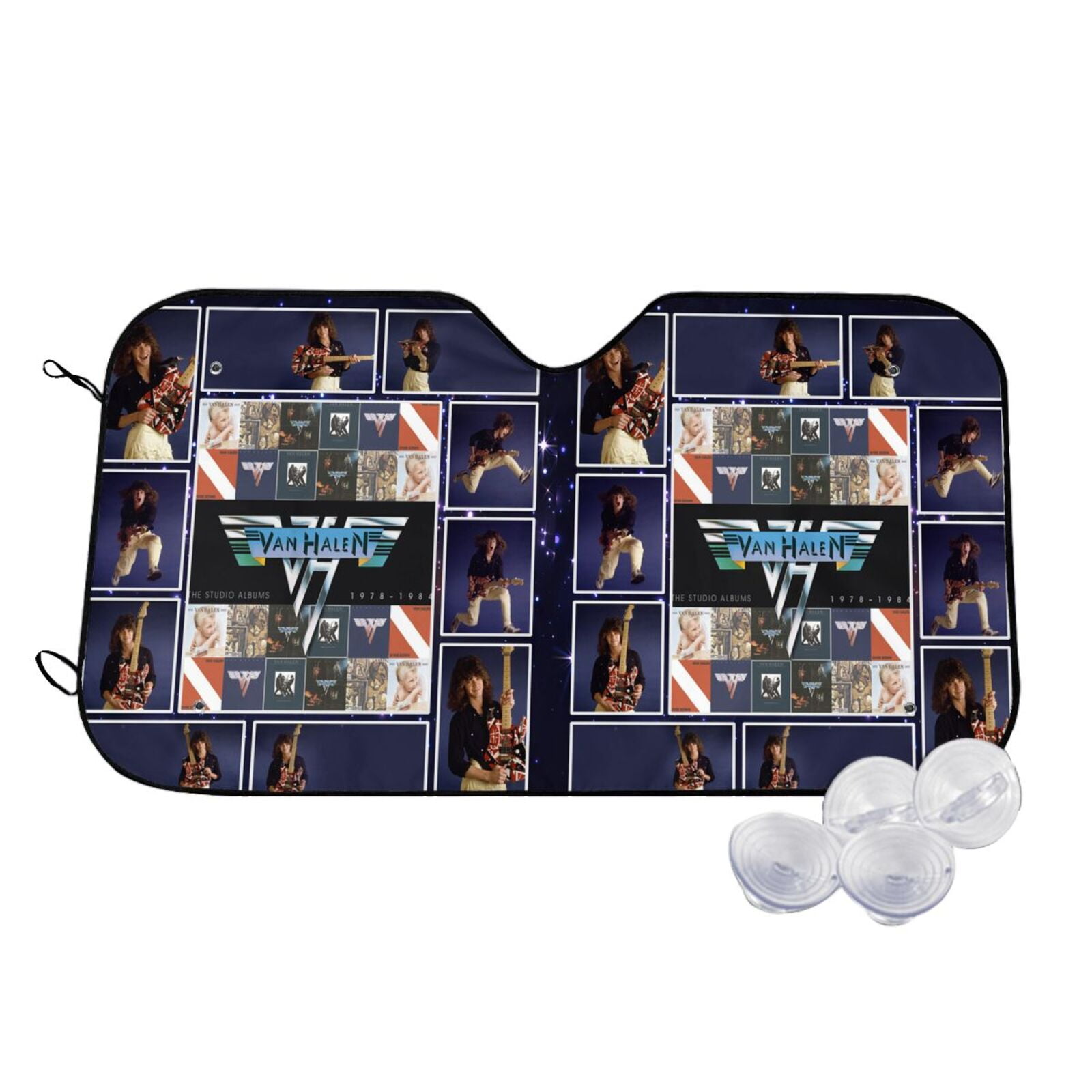 Windshield Sun Shade Fashion Foldable Sun Shade Van.1986 Halen Sun ...