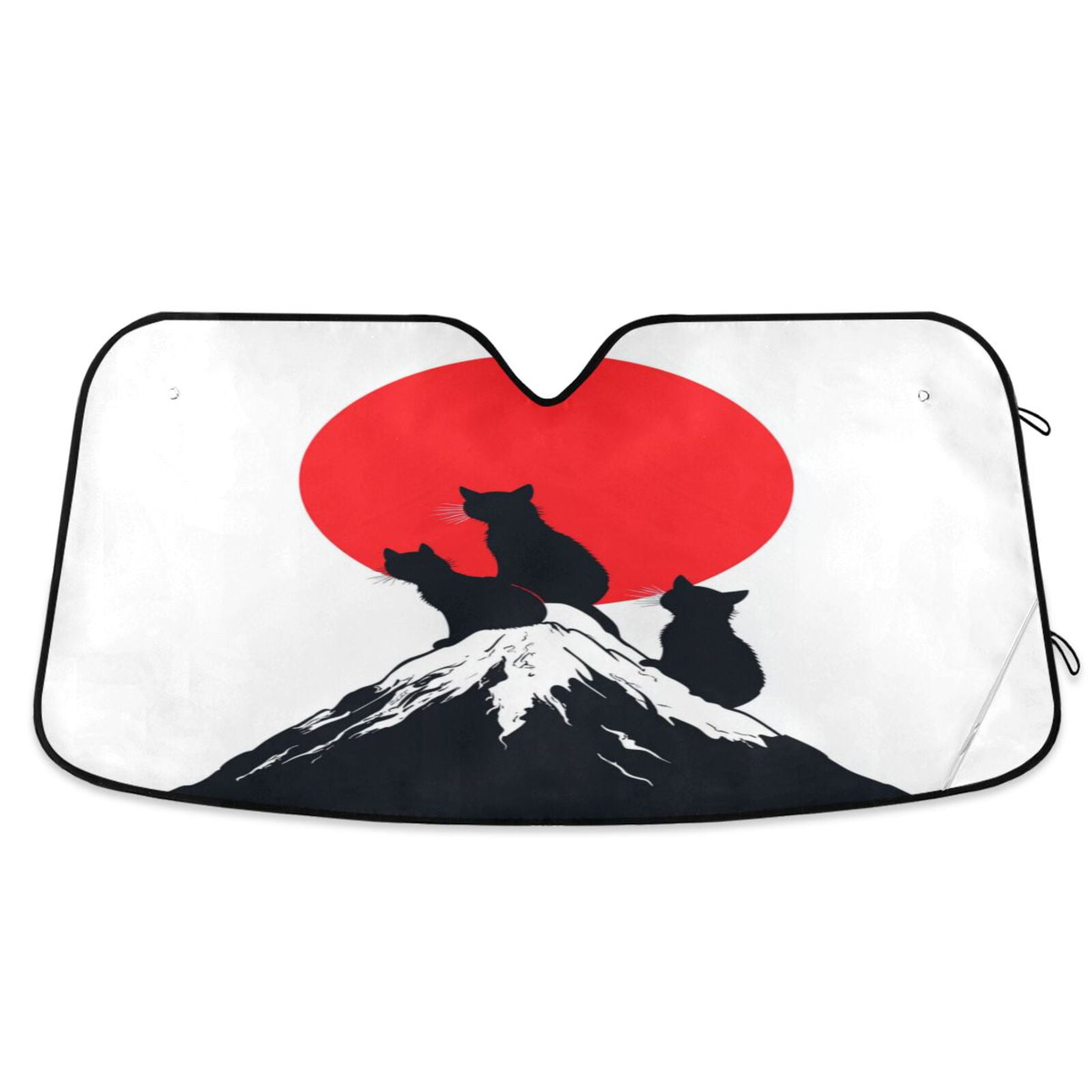 Windshield Sun Shade Foldable Car Sun Visor Blocks Max UV Rays for Most ...