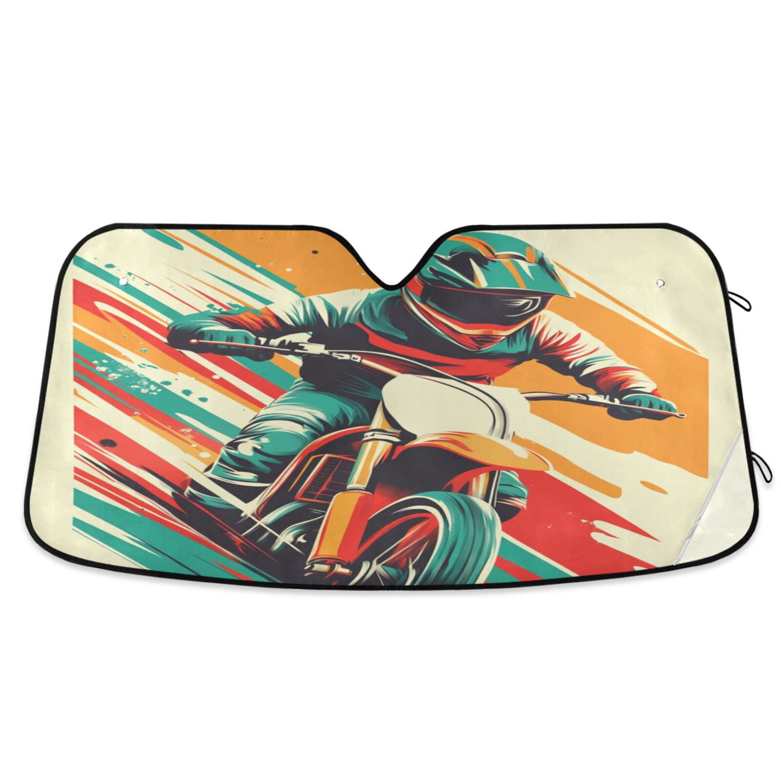 Windshield Sun Shade Foldable Car Sun Visor Blocks Max UV Rays for Most ...