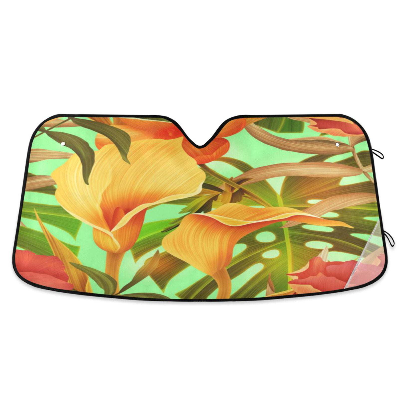 Windshield Sun Shade Foldable Car Sun Visor Blocks Max UV Rays for Most ...