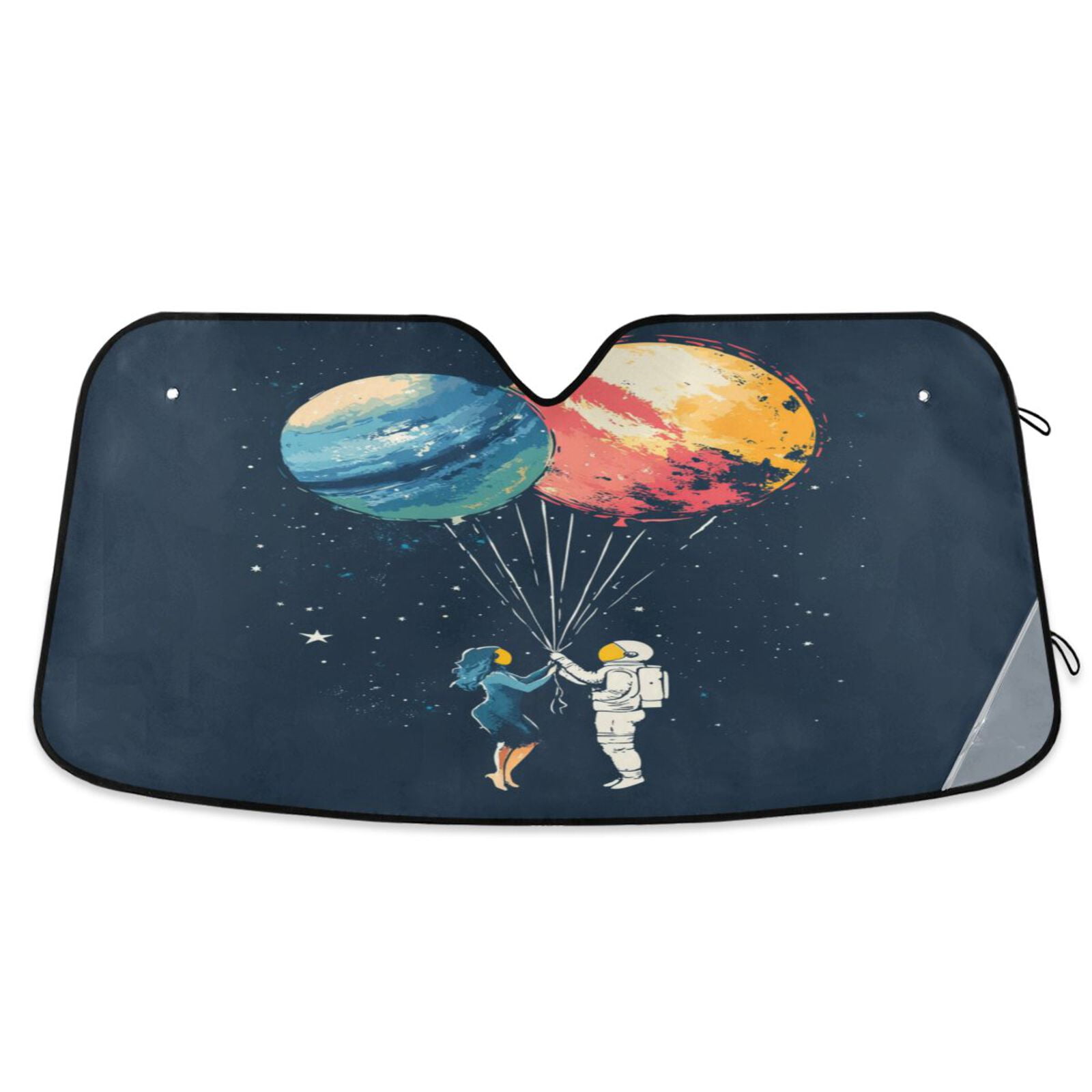 Windshield Sun Shade Foldable Car Sun Visor Blocks Max UV Rays for Most ...