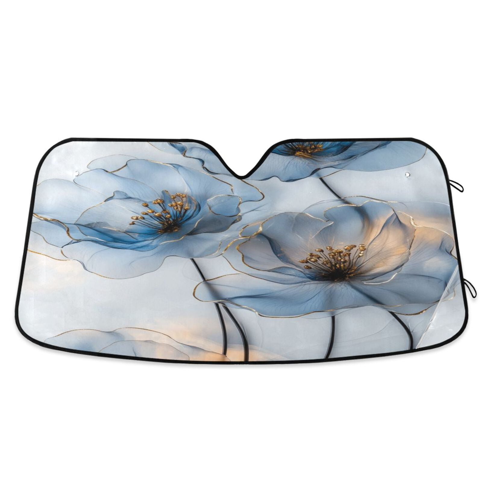 Windshield Sun Shade Foldable Car Sun Visor Blocks Max UV Rays for Most ...