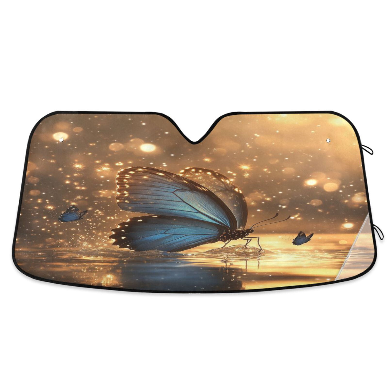 Windshield Sun Shade Foldable Car Sun Visor Blocks Max UV Rays for Most ...