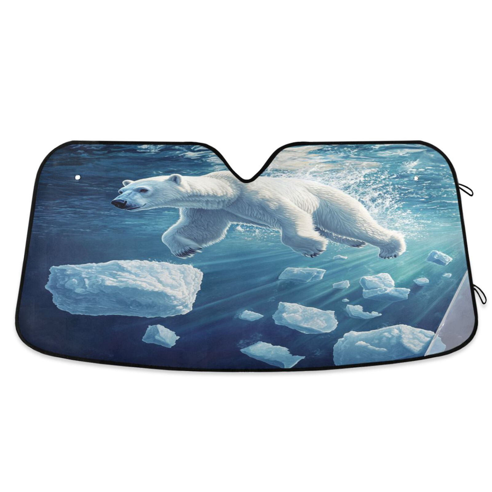 Windshield Sun Shade Foldable Car Sun Visor Blocks Max UV Rays for Most ...