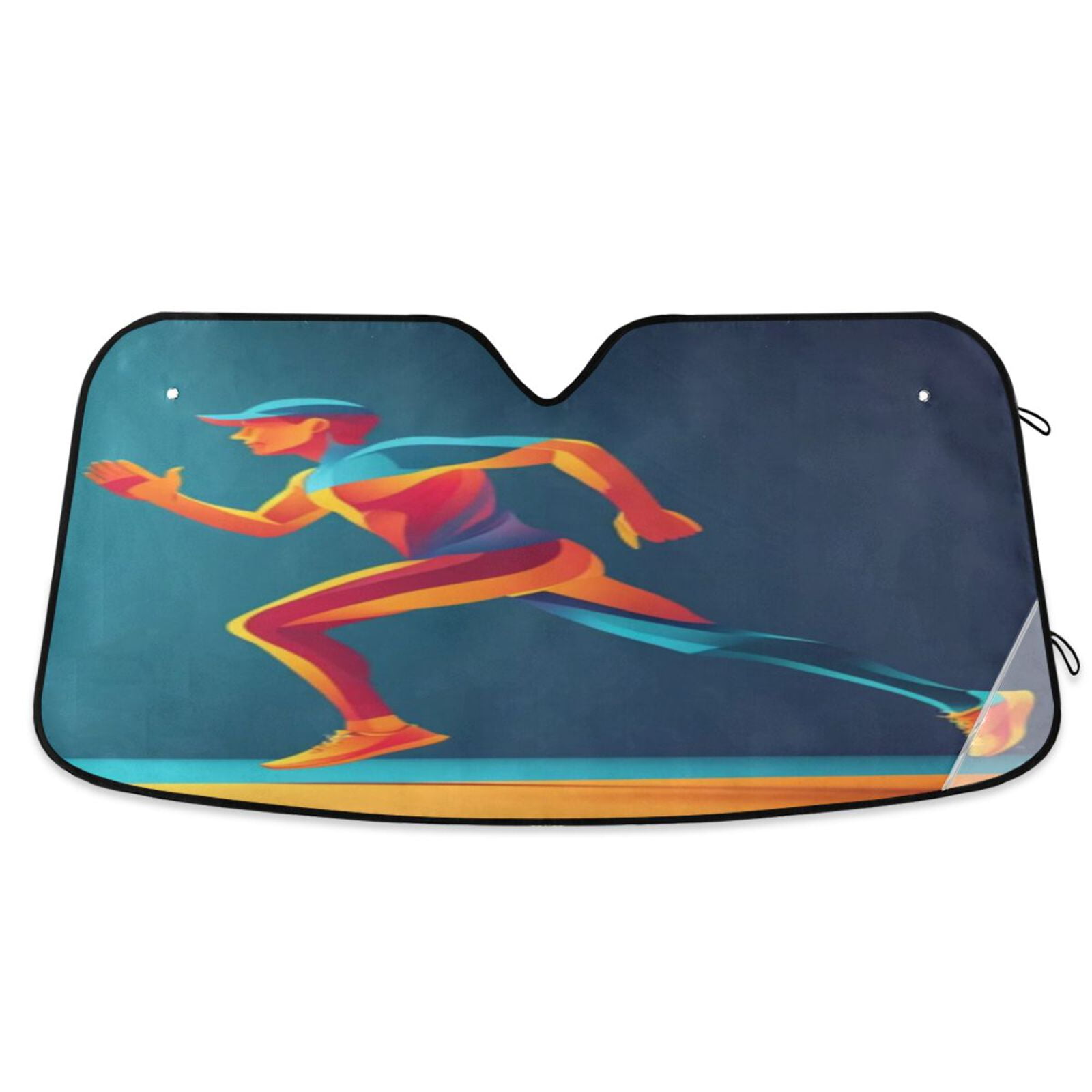 Windshield Sun Shade Foldable Car Sun Visor Blocks Max UV Rays for Most ...