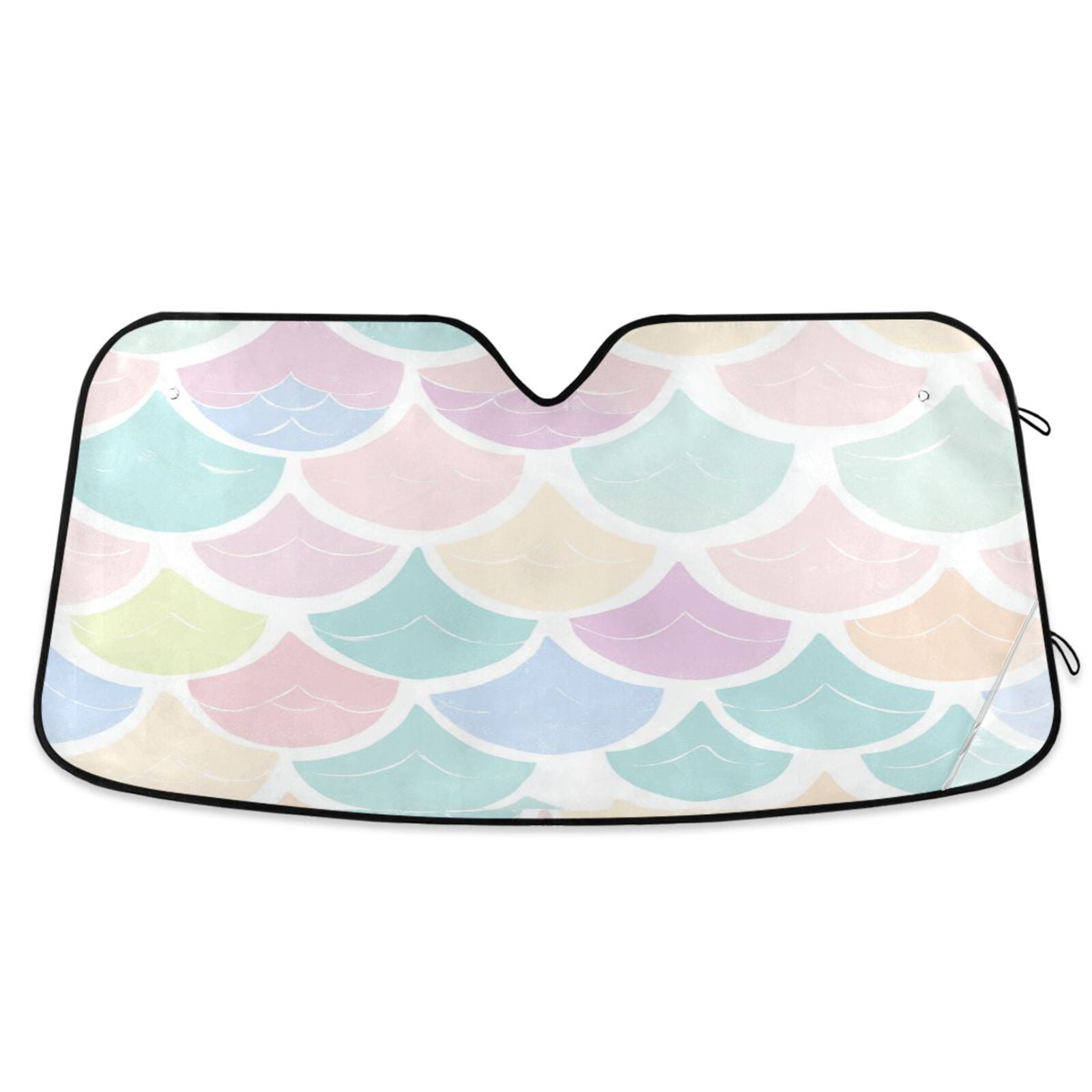 Windshield Sun Shade Foldable Car Sun Visor Blocks Max UV Rays for Most ...