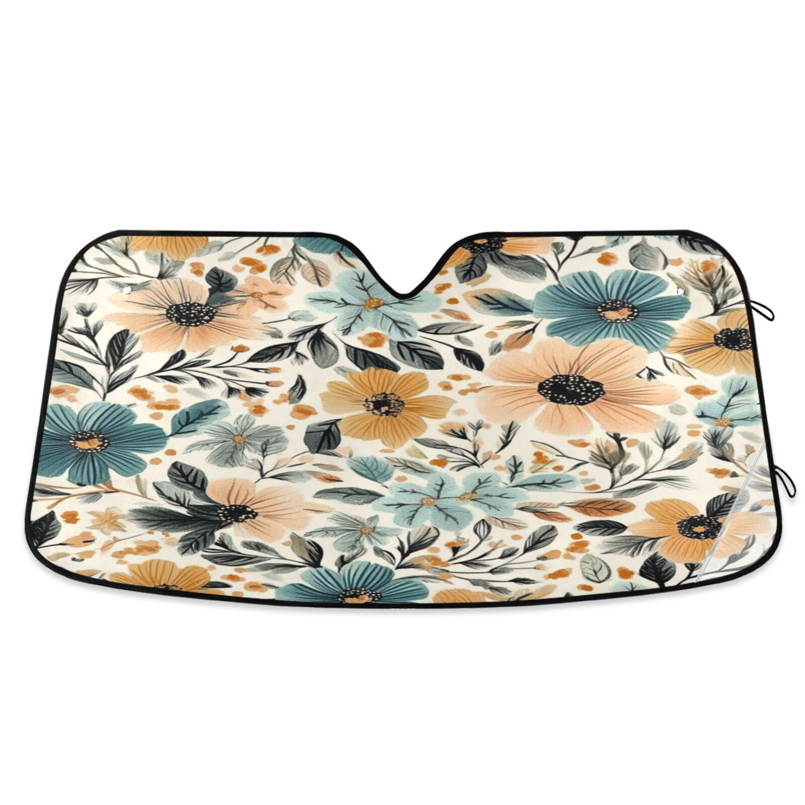 Windshield Sun Shade Foldable Car Sun Visor Blocks Max UV Rays for Most ...