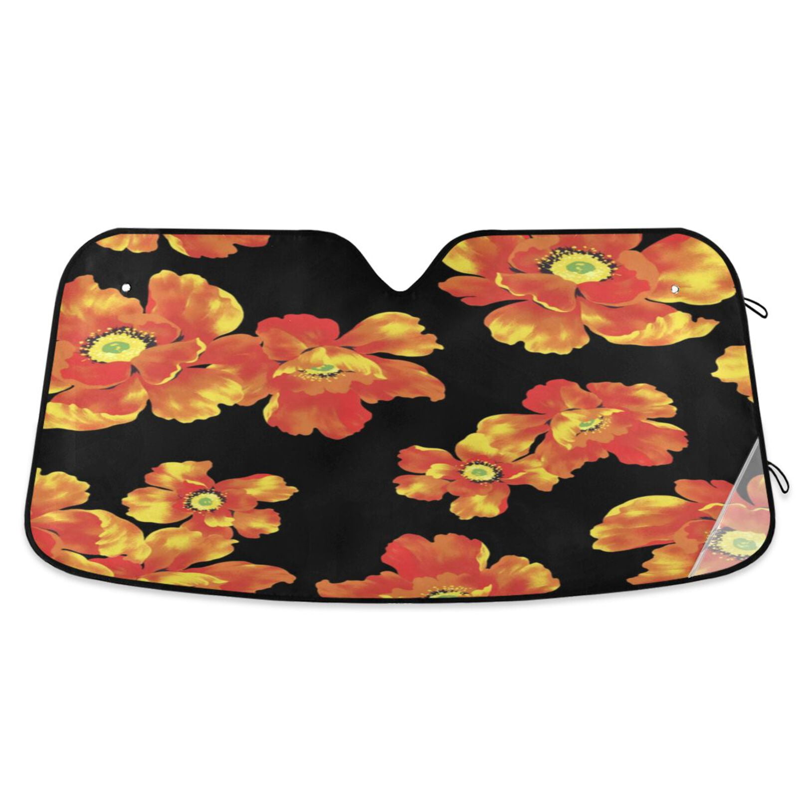 Windshield Sun Shade Foldable Car Sun Visor Blocks Max UV Rays for Most ...