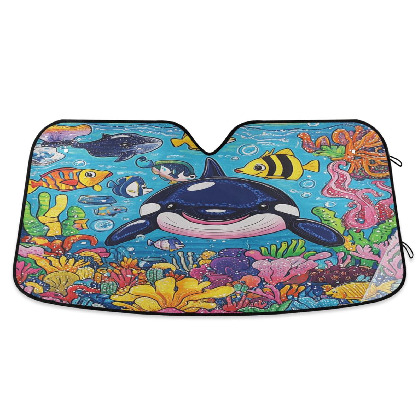 Windshield Sun Shade Foldable Car Sun Visor Blocks Max UV Rays for Most ...