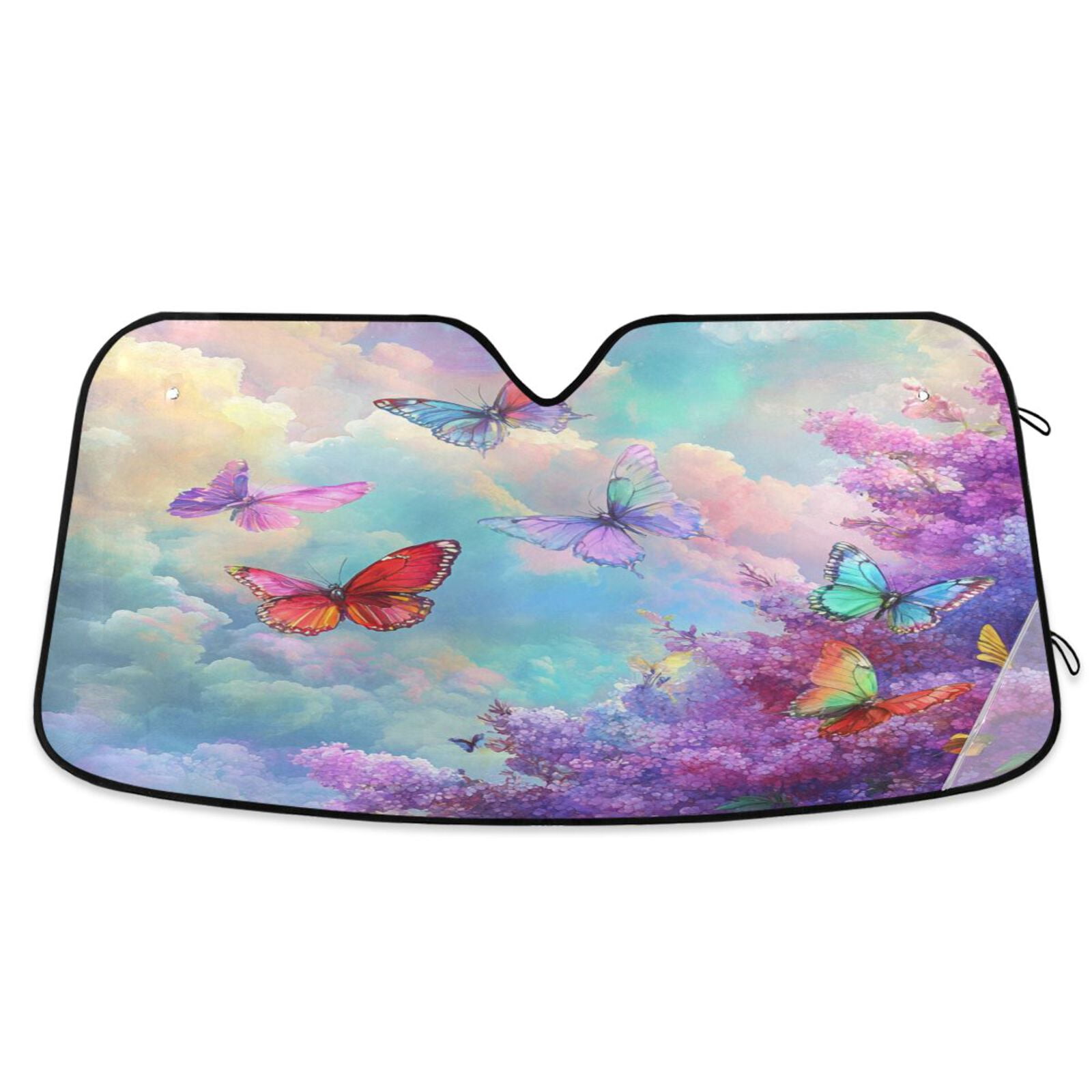 Windshield Sun Shade Foldable Car Sun Visor Blocks Max UV Rays for Most ...