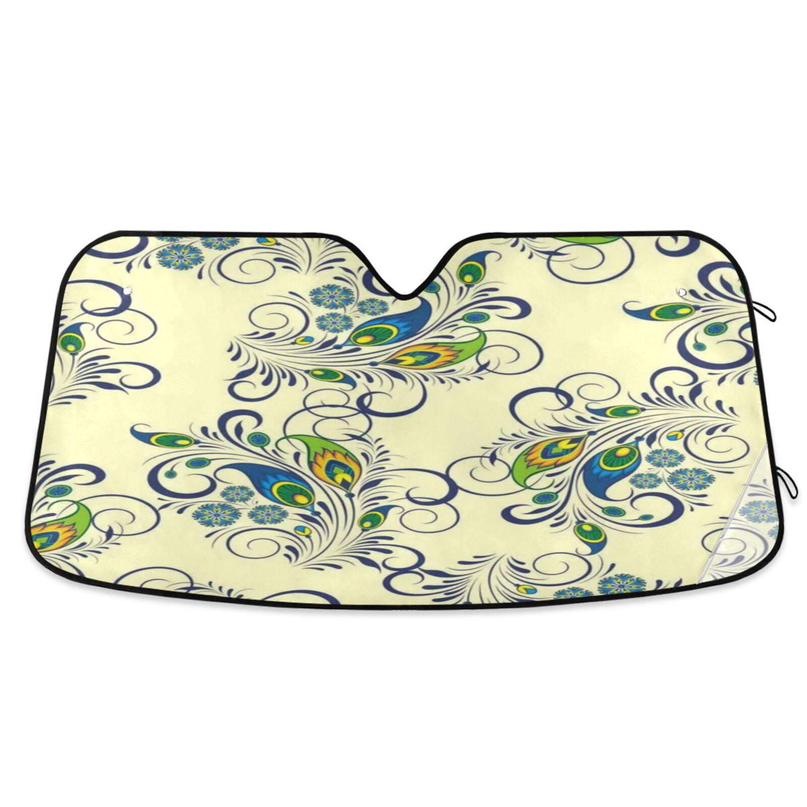 Windshield Sun Shade Foldable Car Sun Visor Blocks Max UV Rays for Most ...