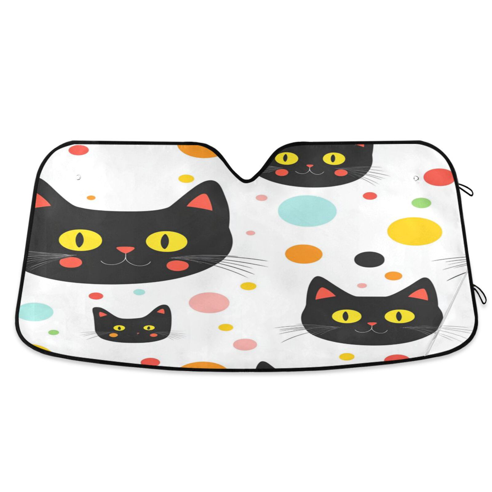 Windshield Sun Shade Foldable Car Sun Visor Blocks Max UV Rays for Most ...