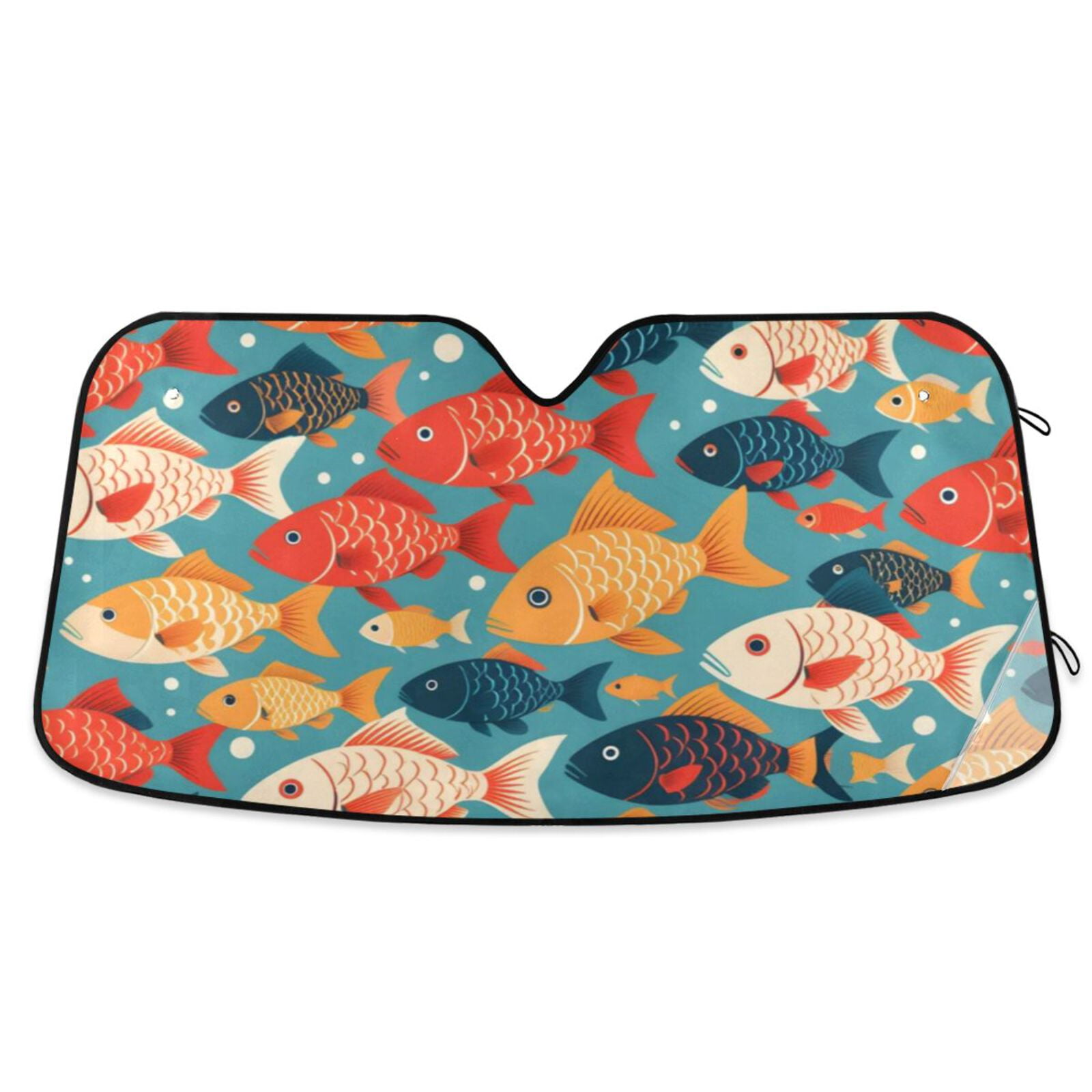 Windshield Sun Shade Foldable Car Sun Visor Blocks Max UV Rays for Most Sedans SUV Truck Medium ...