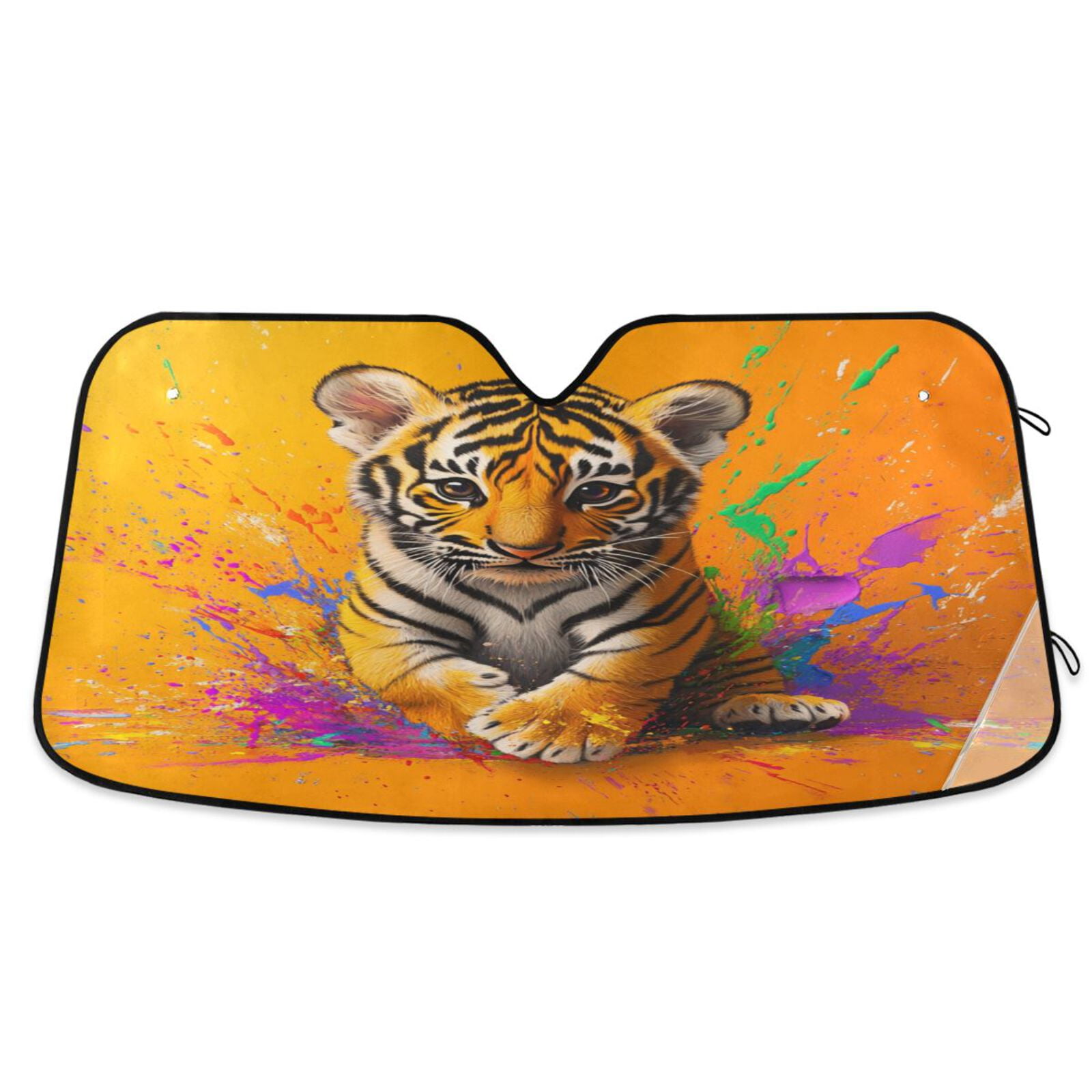 Windshield Sun Shade Foldable Car Sun Visor Blocks Max UV Rays for Most ...