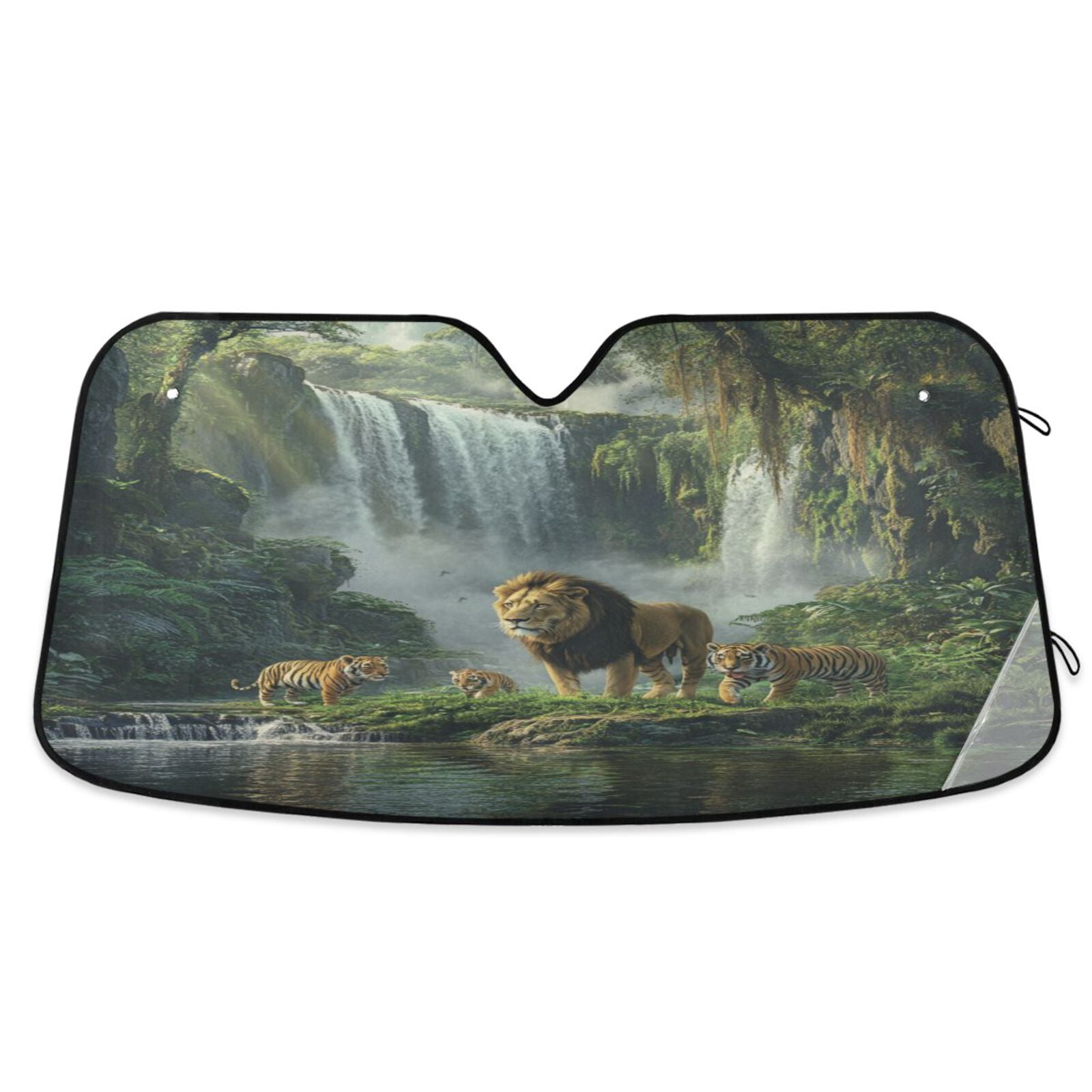 Windshield Sun Shade Foldable Car Sun Visor Blocks Max UV Rays for Most ...